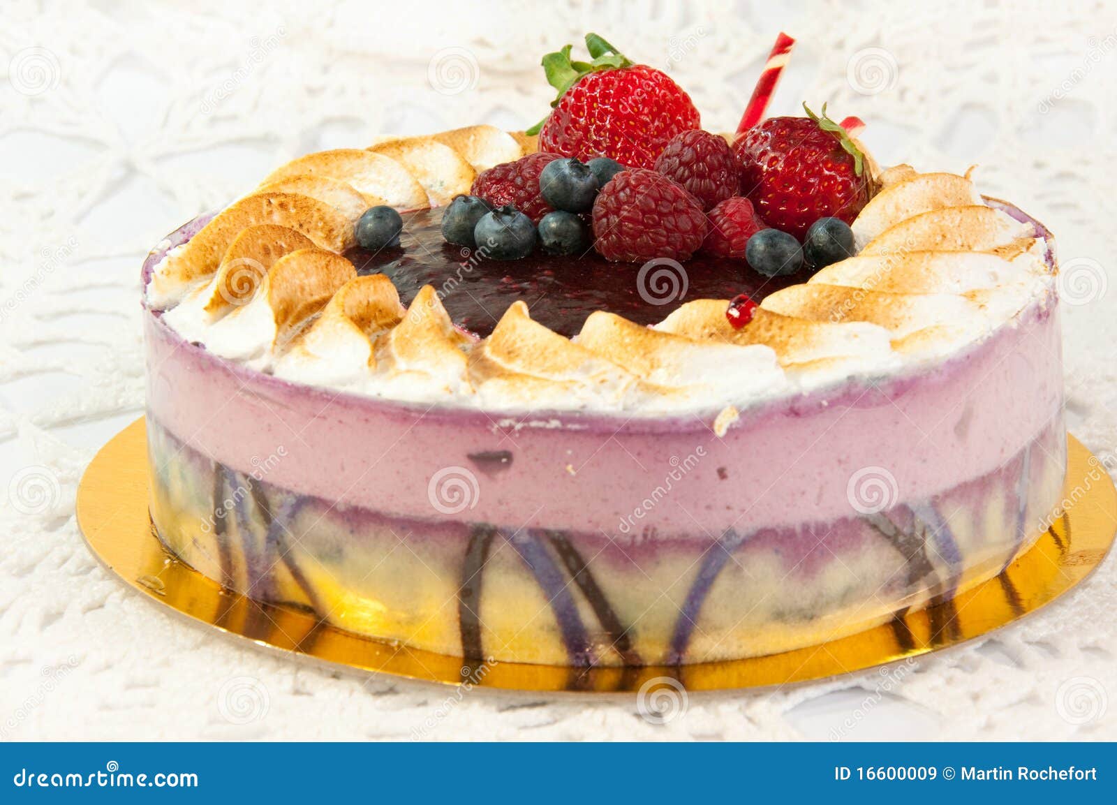 Torta de la fruta imagen de archivo. Imagen de fresa - 16600009