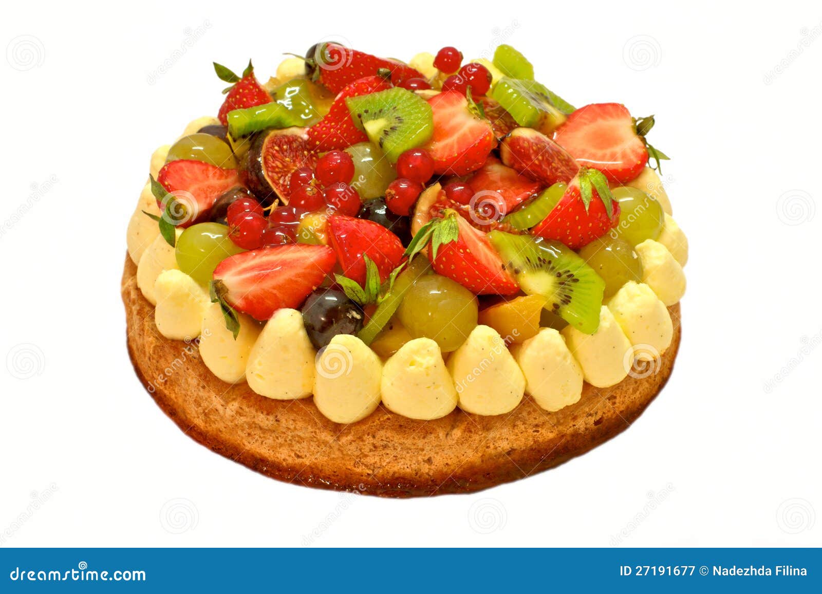Torta de la fruta imagen de archivo. Imagen de nadie - 27191677