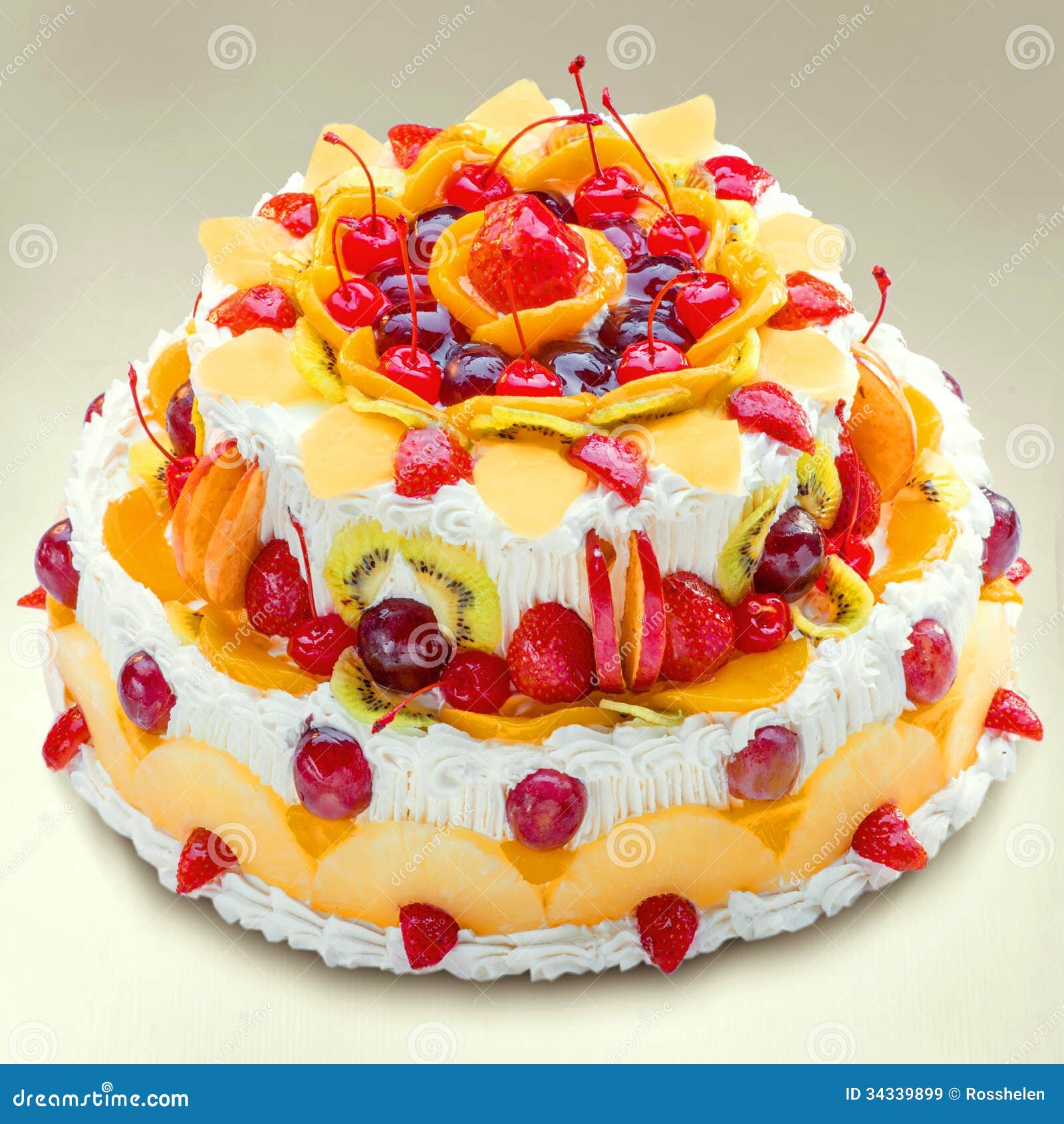 Torta de la fruta imagen de archivo. Imagen de dulce - 34339899