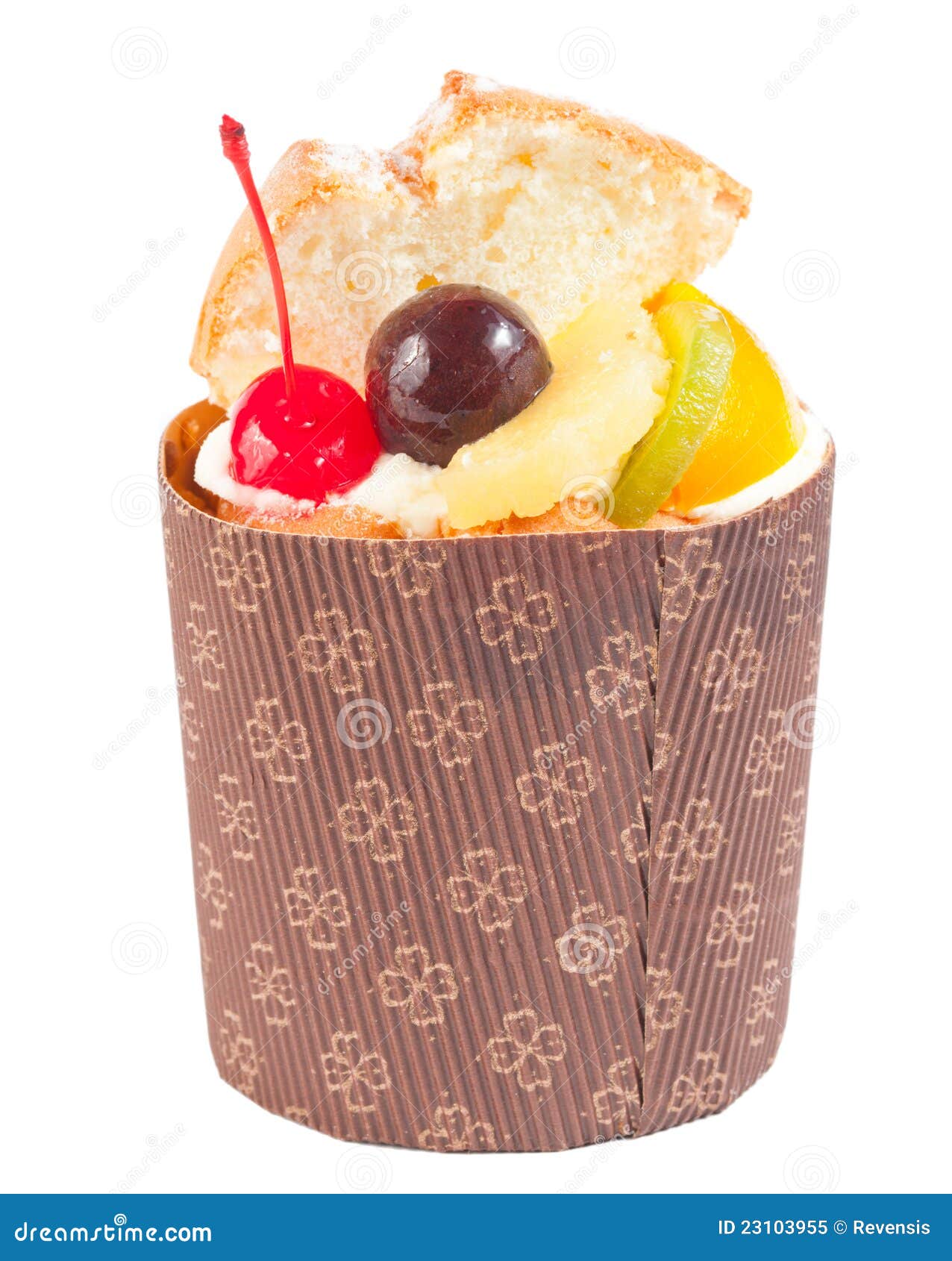 Torta Deliciosa De La Fruta Imagen de archivo - Imagen de rojo ...