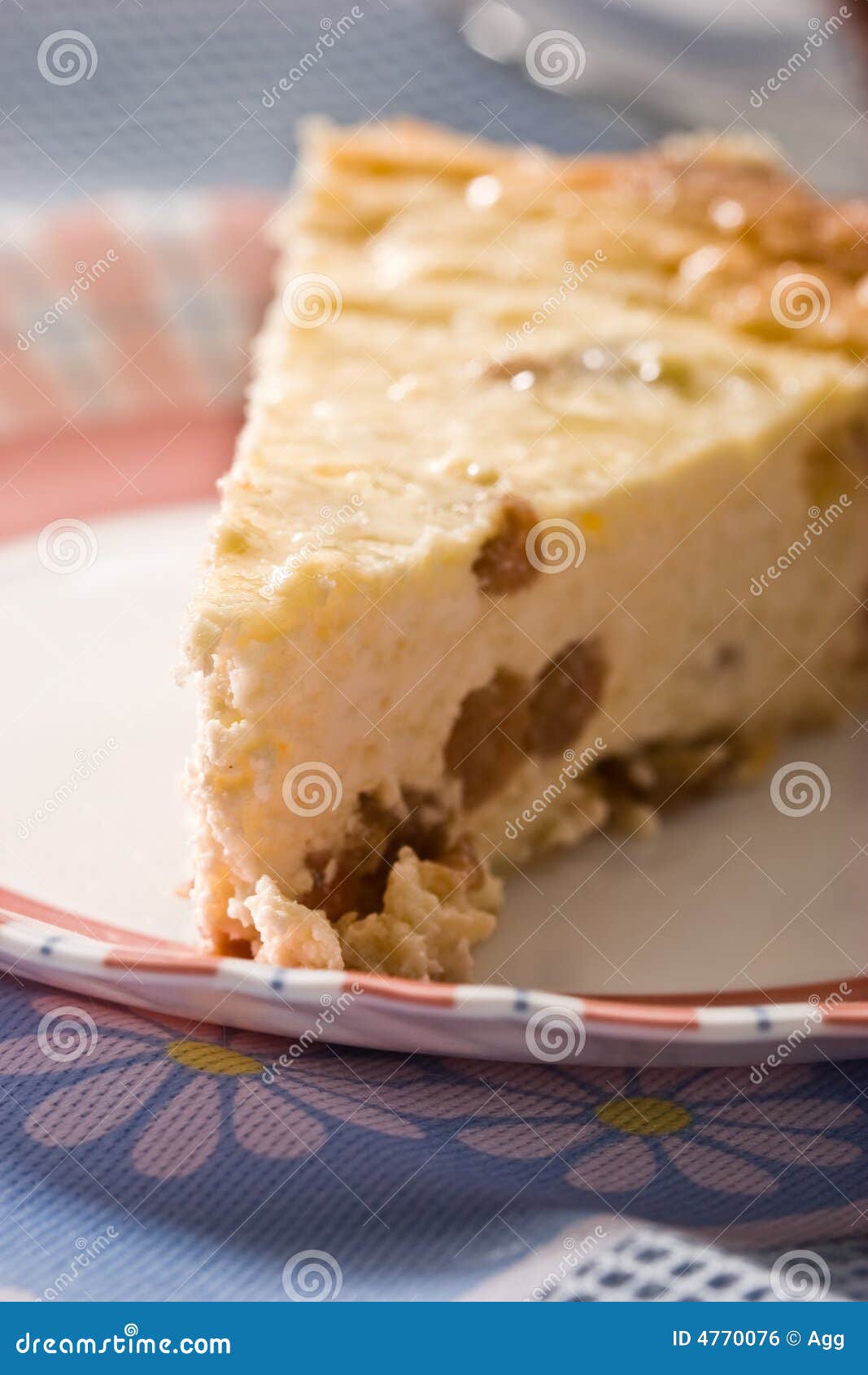 Torta di formaggio fotografia stock. Immagine di piatto - 4770076