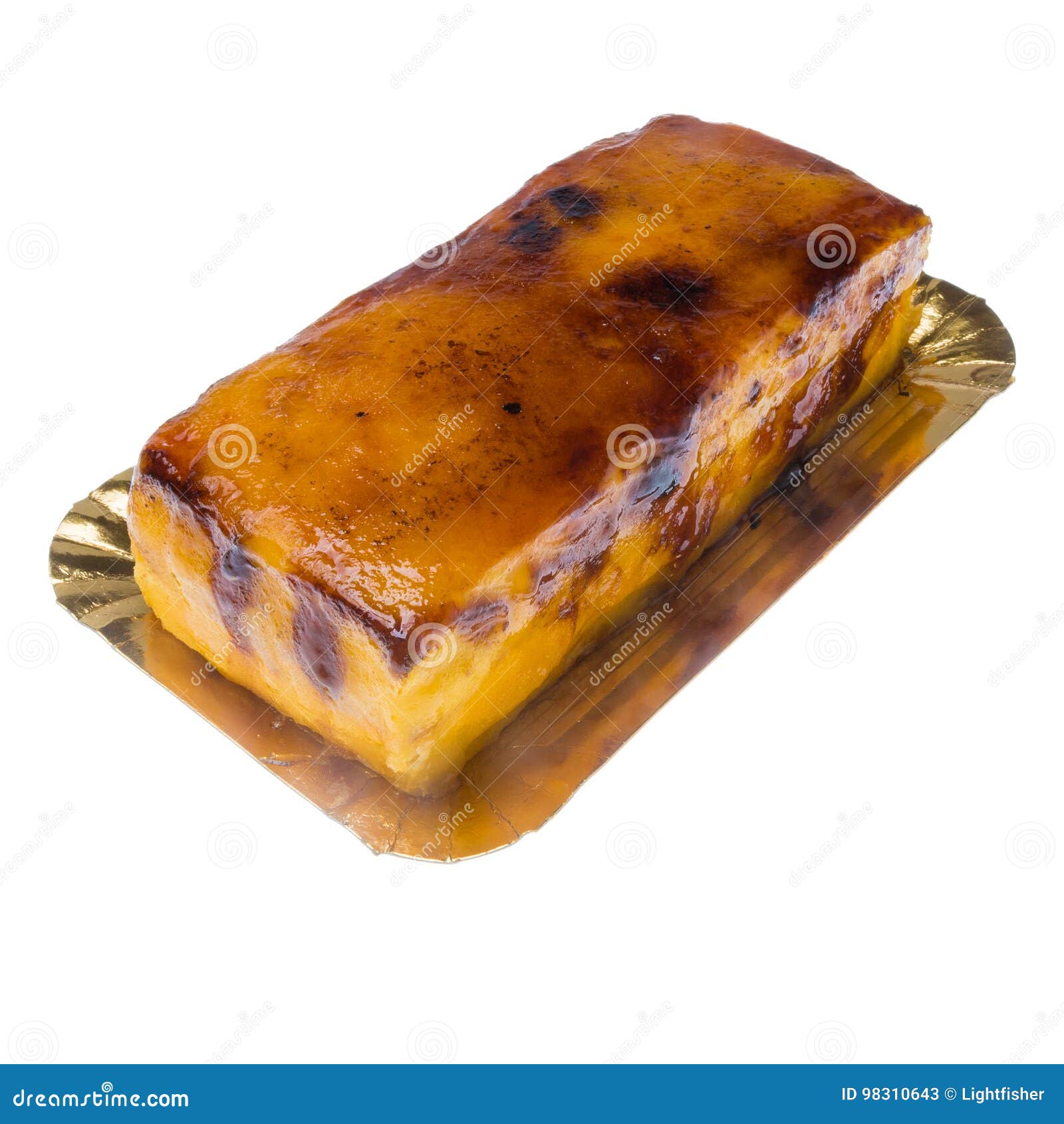 Torta Nata-quemada imagen de archivo. Imagen de tres - 98310643