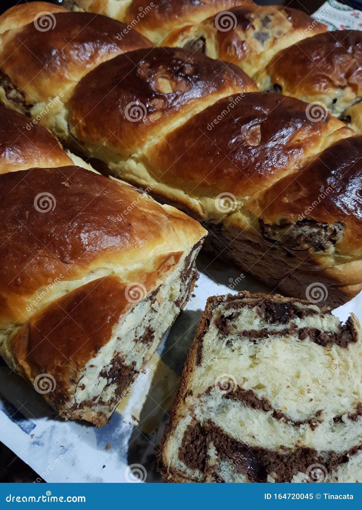Torta Tradicional Rumana Llamada Cozonac Imagen de archivo - Imagen de ...