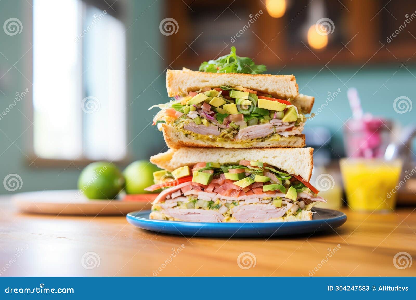 Tortas Cut in Triangles, Stacked for Serving Stock Image - Image of ...