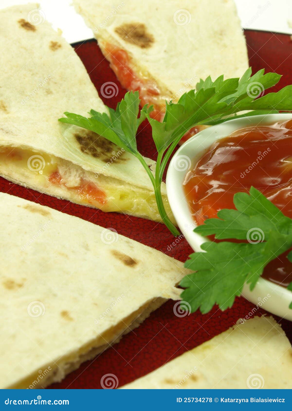 Tortilla with cheese stock photo. Image of prepared, leaves - 25734278