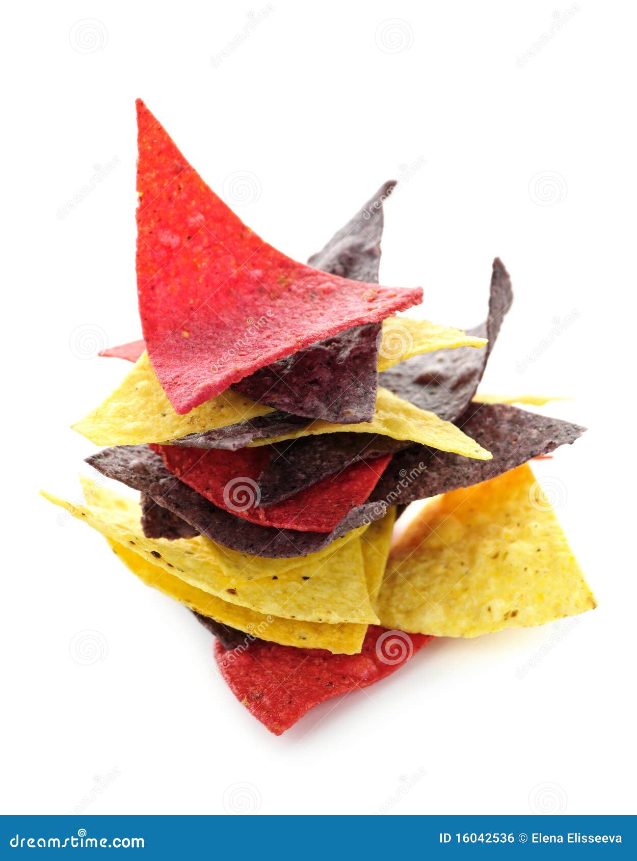 Tortilla chips stock photo. Image of multicolored, mexican - 16042536