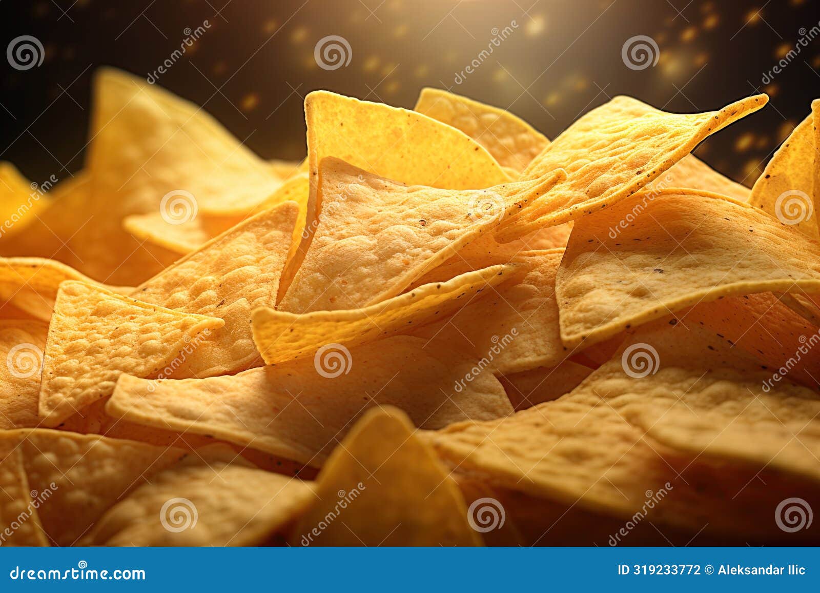 Tortilla Chips. Spicy Mexican Corn Snack Stock Photo - Image of snack ...