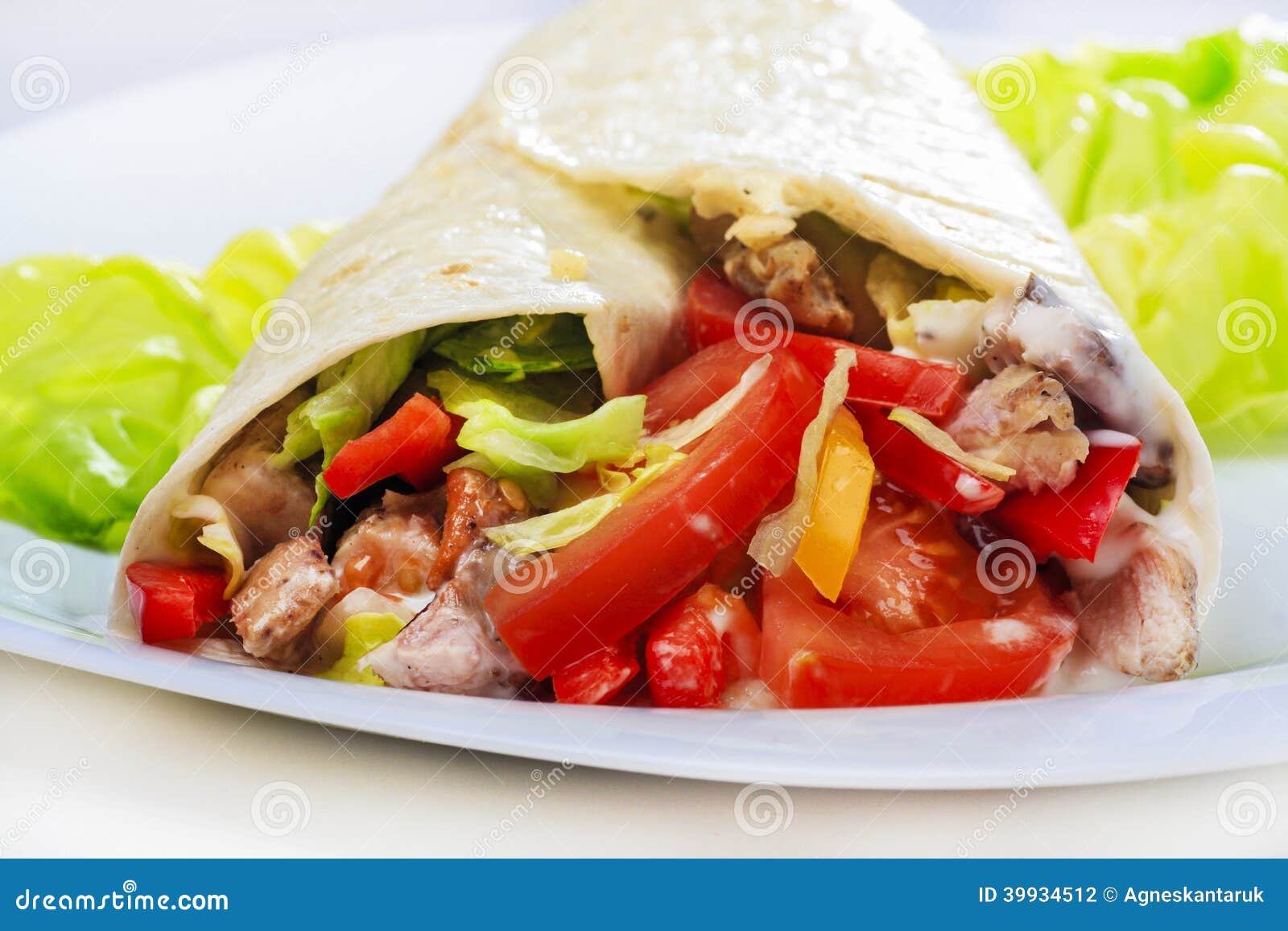 Tortilla Macro, Selective Focus Stock Photo - Image of pepper, dainty ...