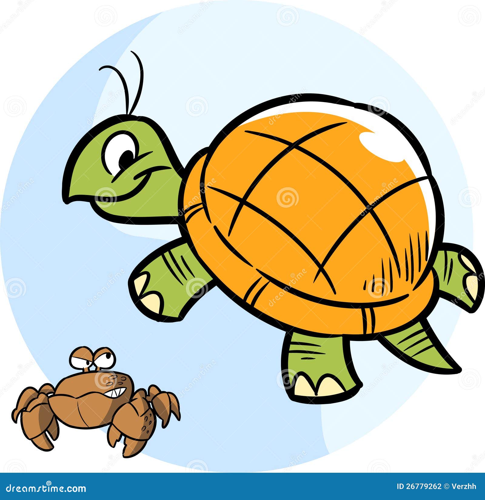 Tortoise stock vector. Illustration of claws, funny, crab - 26779262
