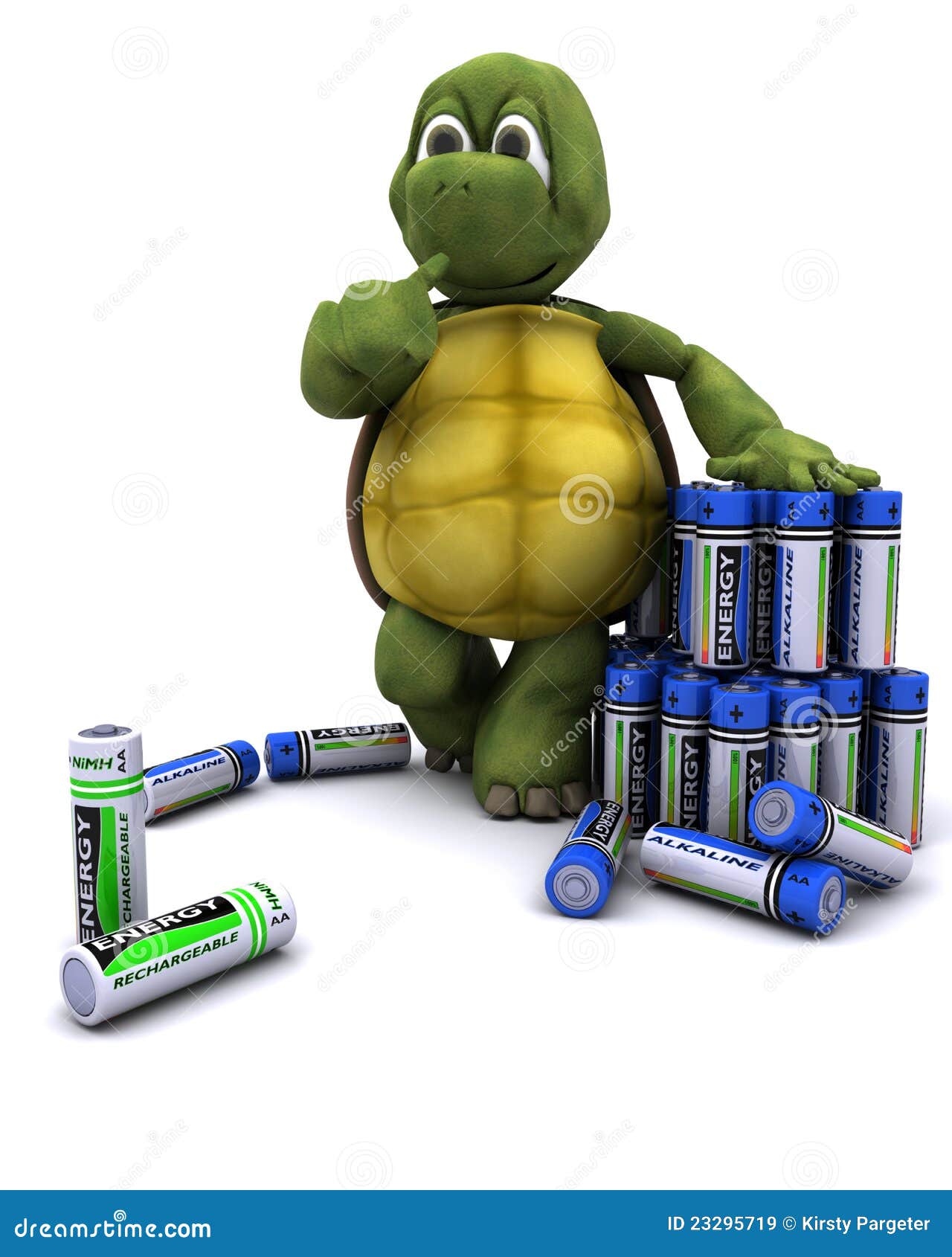 Tortoise with Batteries stock illustration. Illustration of ocean ...