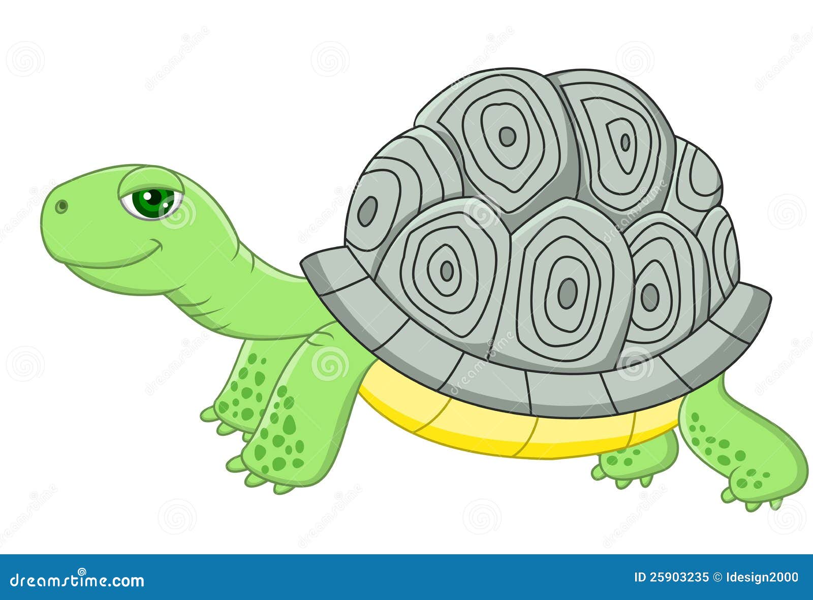 Tortoise cartoon stock illustration. Illustration of turtle - 25903235