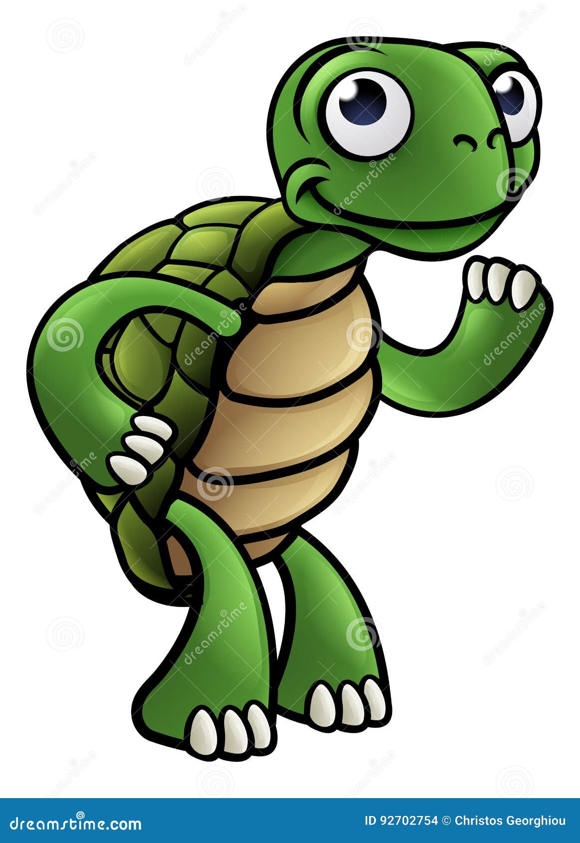 Tortoise Cartoon Character stock vector. Illustration of background ...