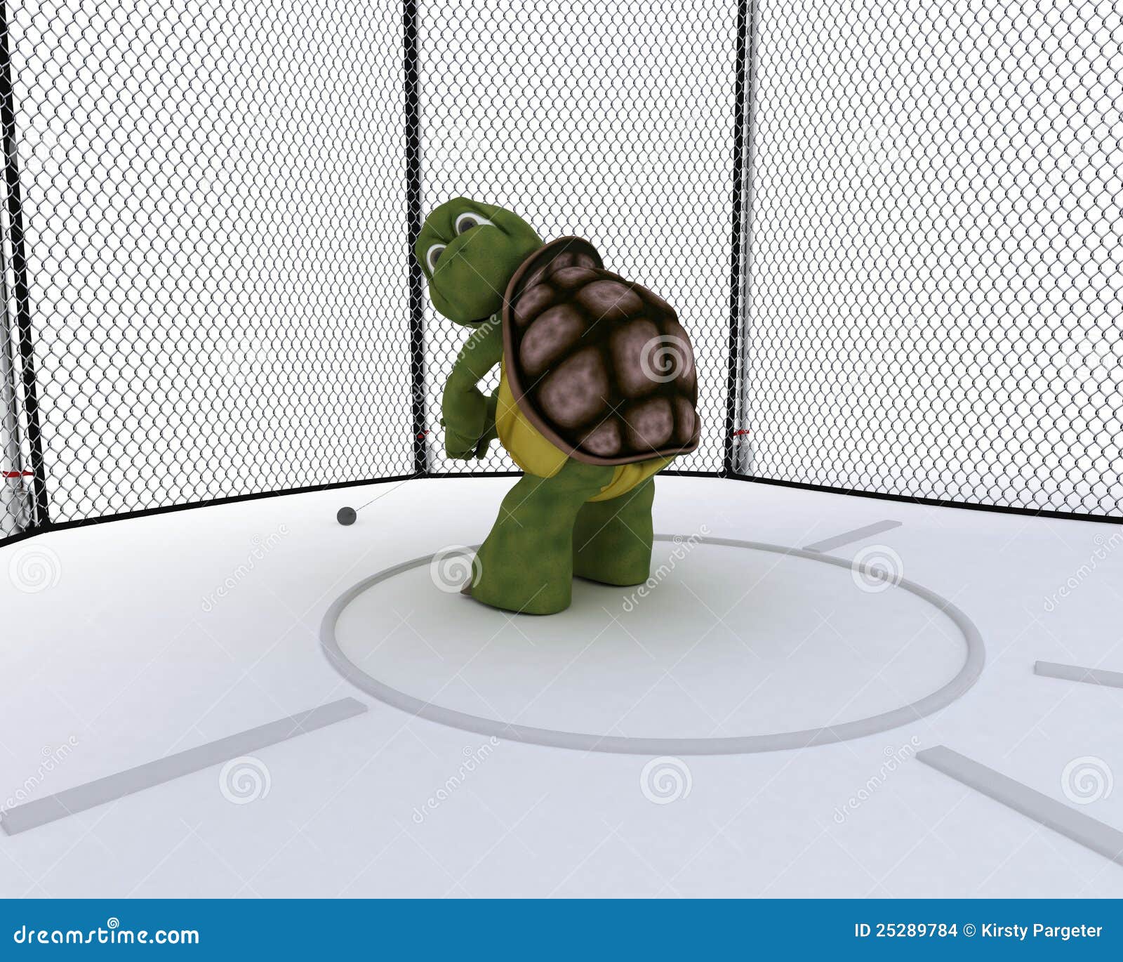 Tortoise Competing in Hammer Throw Stock Illustration - Illustration of ...