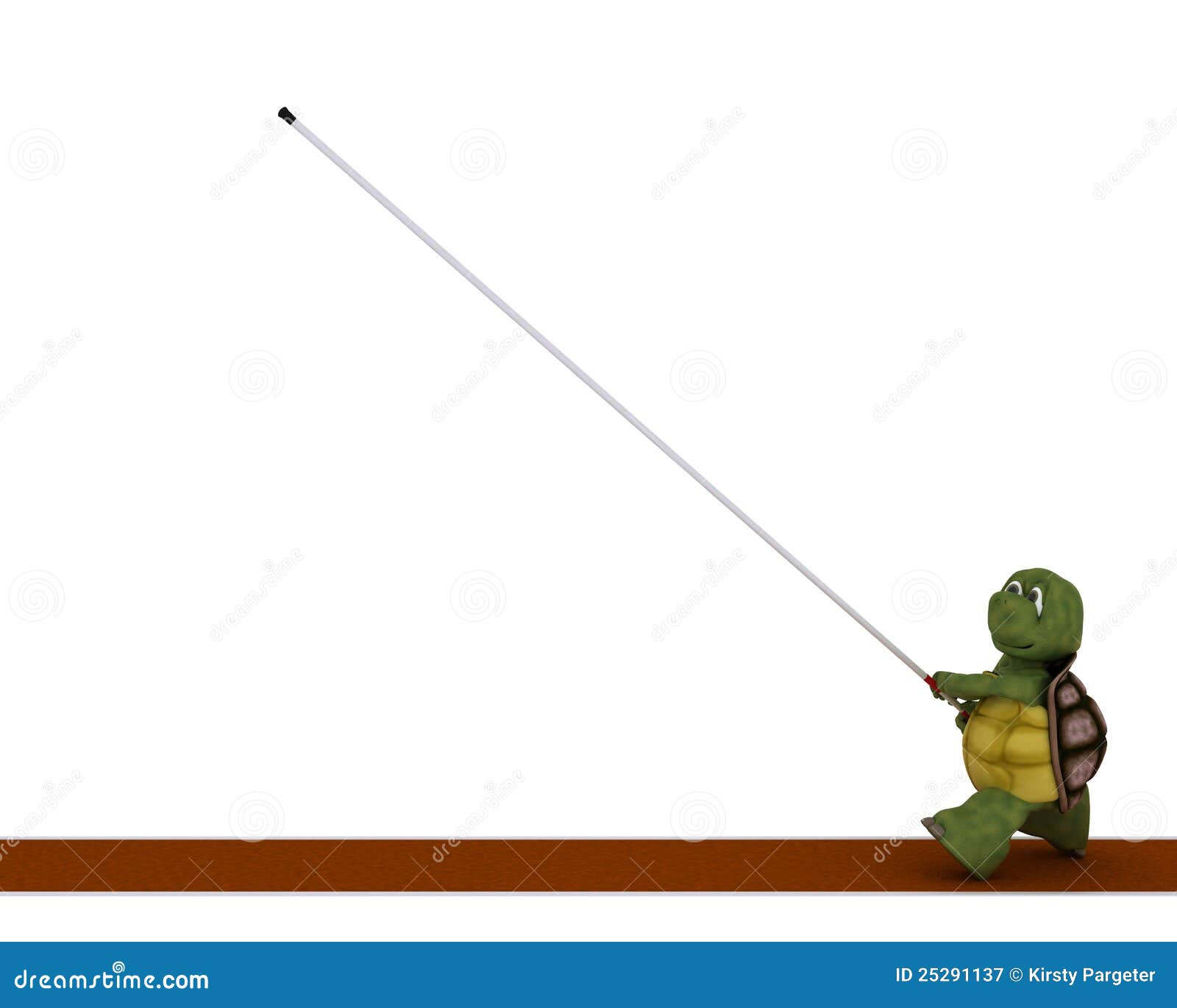 Tortoise Competing in Pole Vault Stock Illustration - Illustration of ...