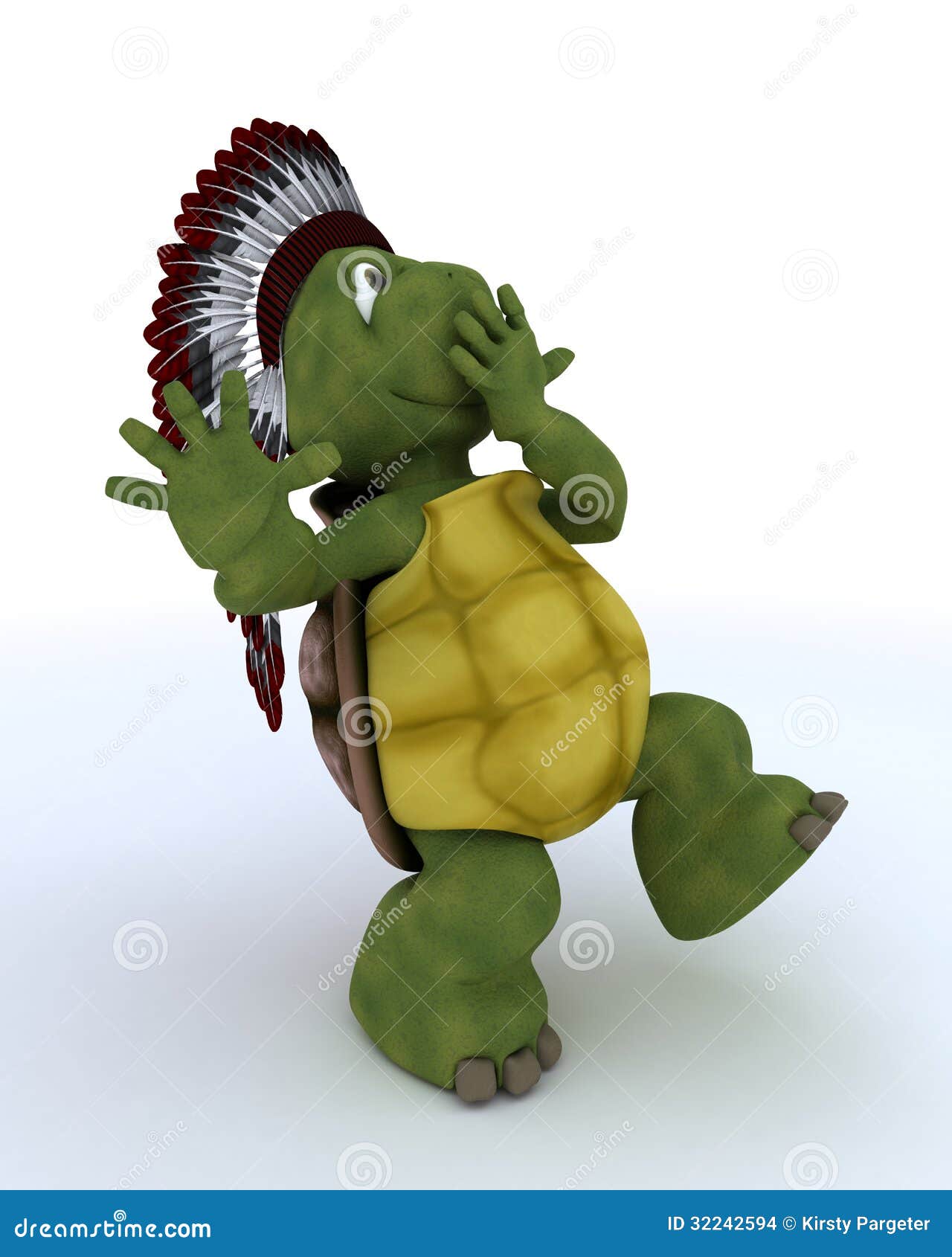 Tortoise Dressed As A Pirate Stock Photo | CartoonDealer.com #25498758