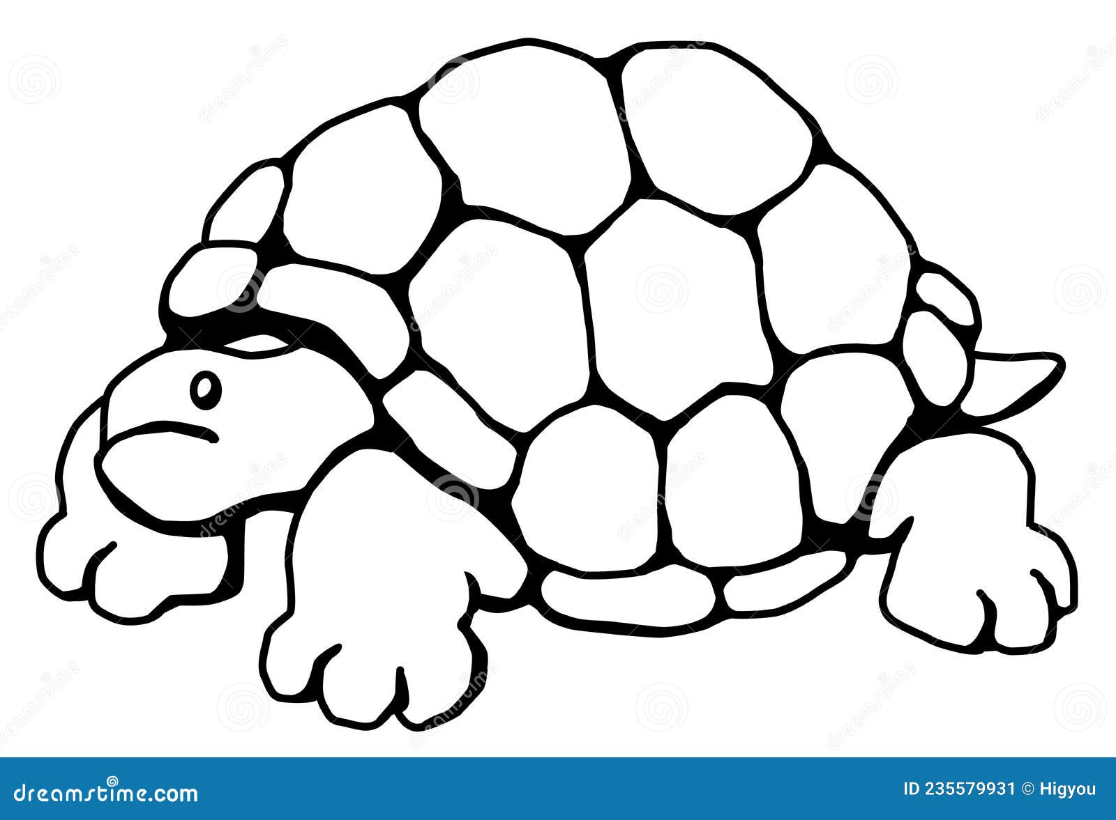 Tortoise Giant Stencil stock vector. Illustration of protection - 235579931