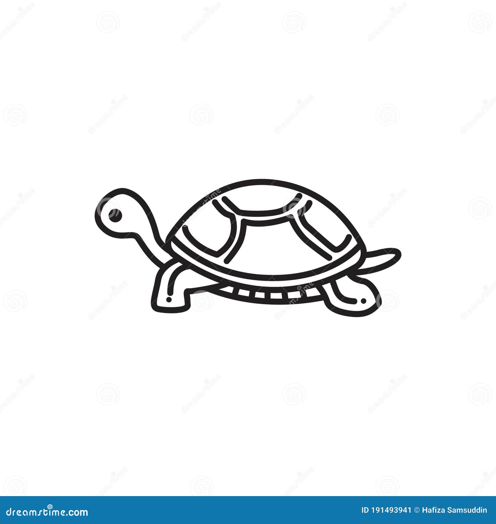 Tortoise Icon. Vector Illustration Decorative Design Stock Vector ...