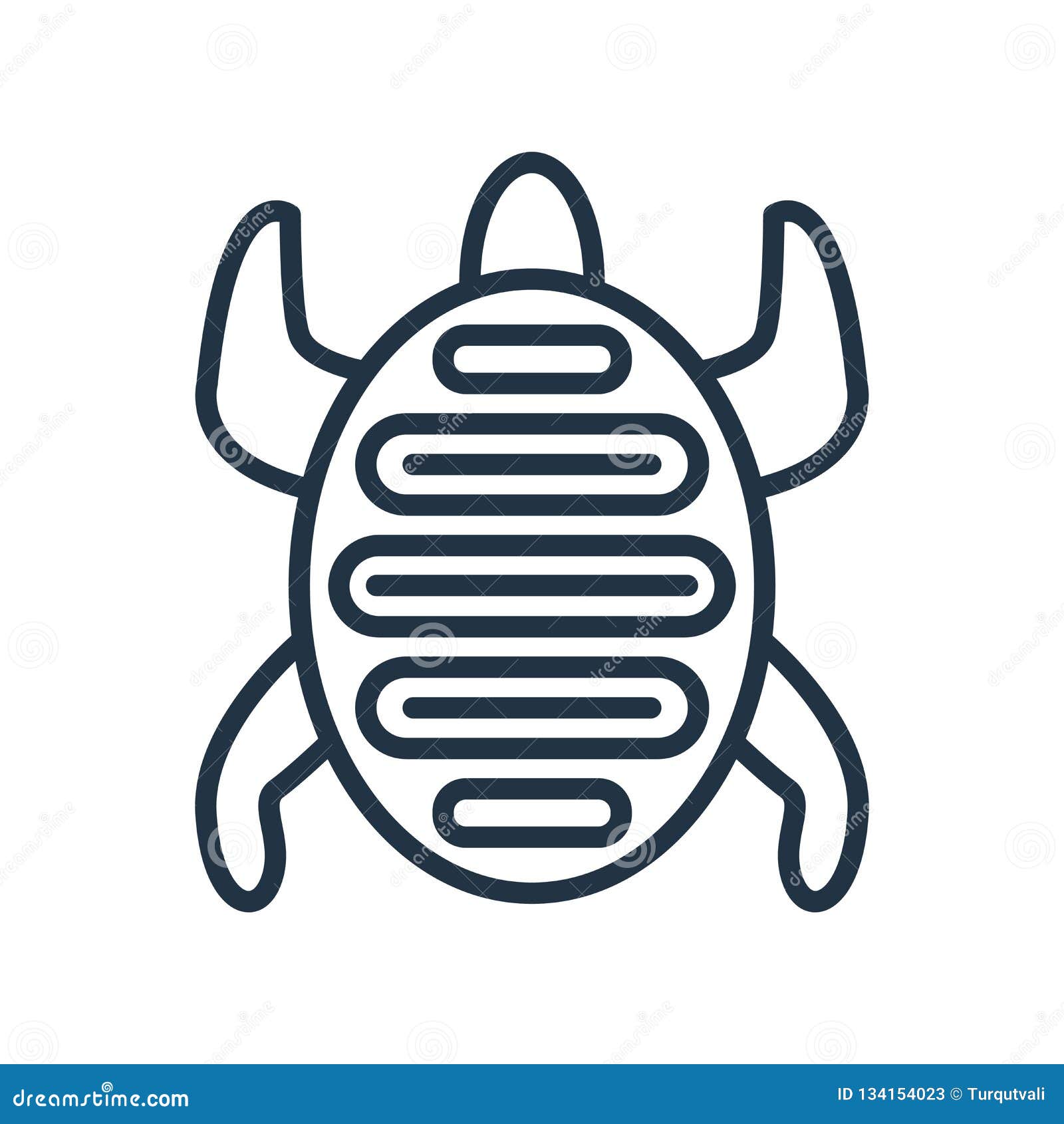 Tortoise Icon Vector Isolated on White Background, Tortoise Sign Stock ...