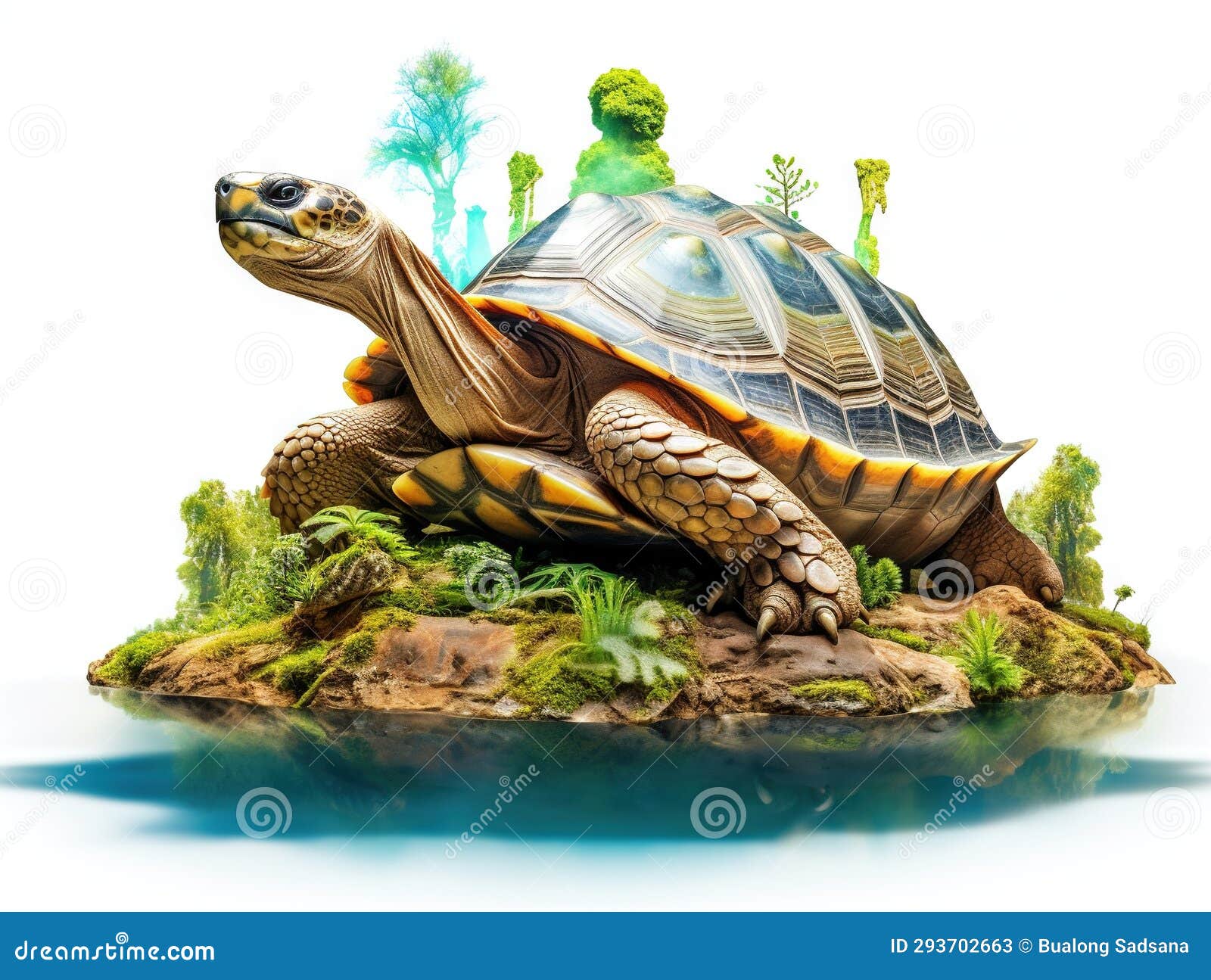 Ai Generated Illustration Wildlife Concept of Tortoise Stock ...