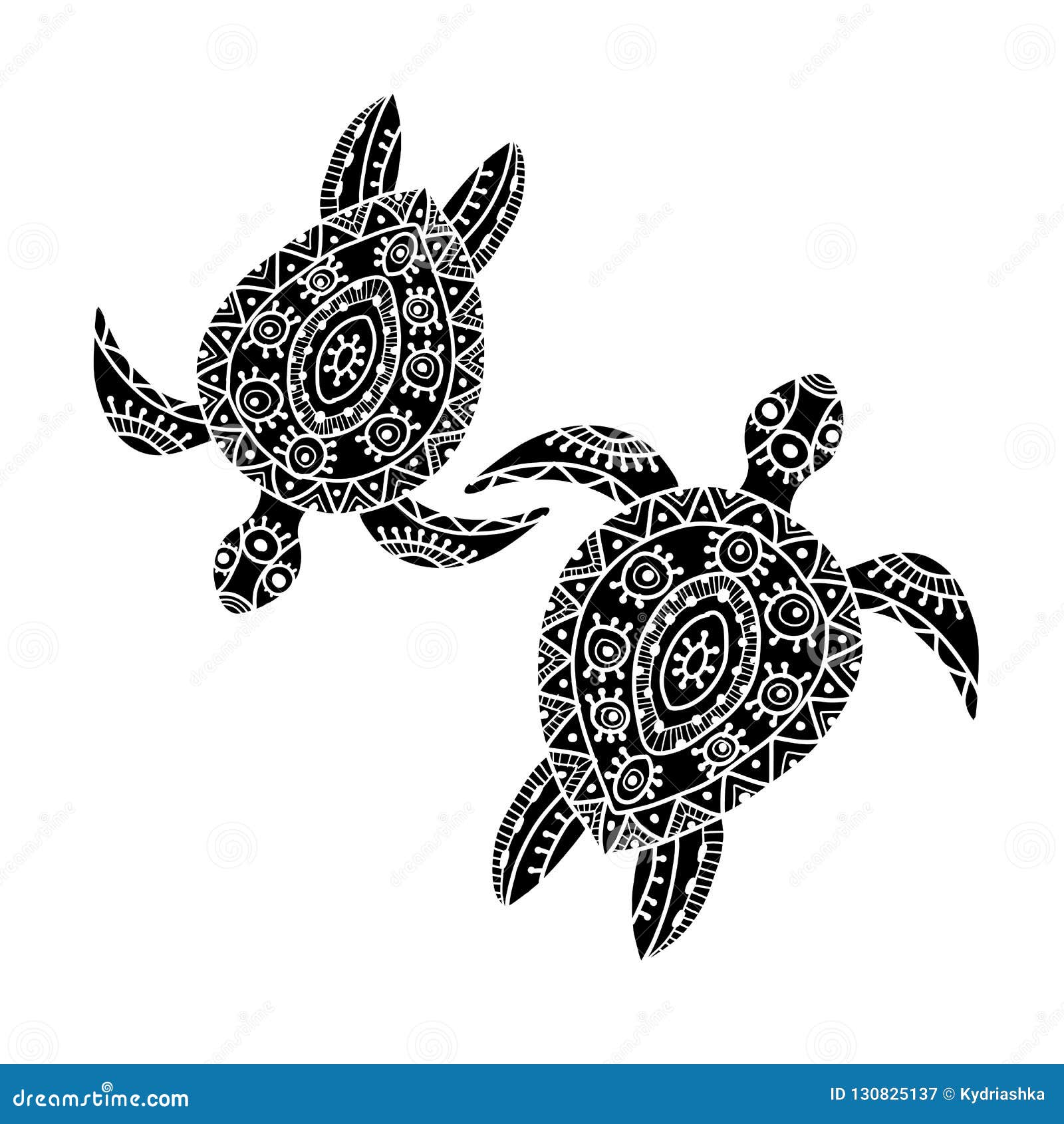 Tortoise Ornate for Your Design Stock Vector - Illustration of boho ...