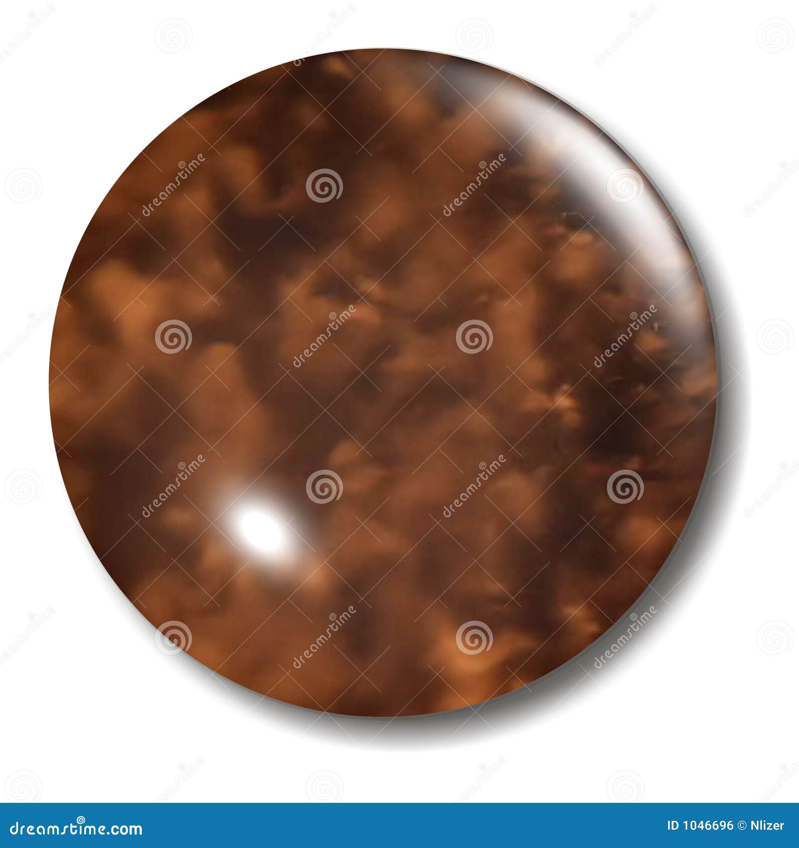 Tortoise Shell Button Orb stock illustration. Illustration of clear ...