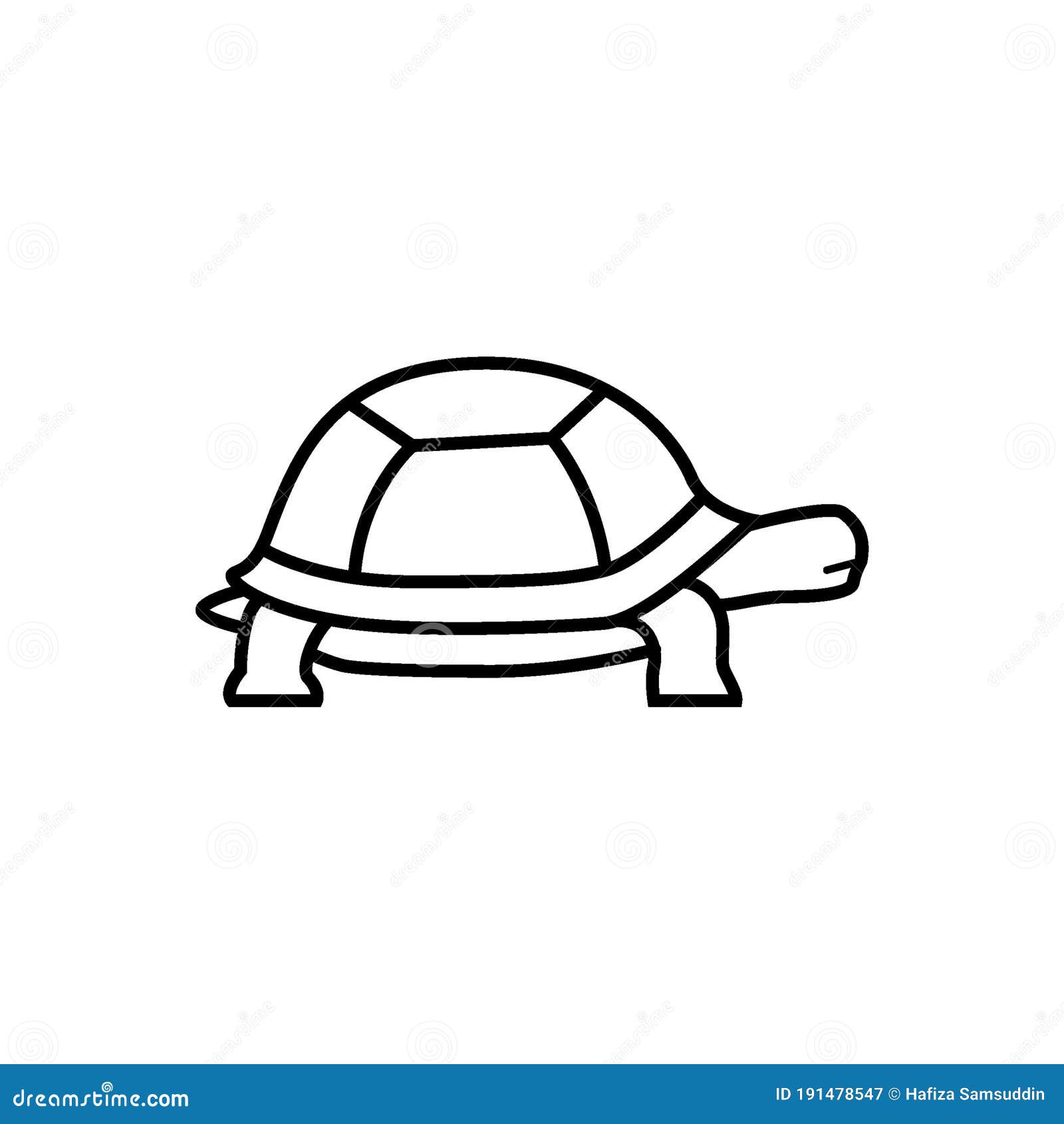 Tortoise. Vector Illustration Decorative Design Stock Vector ...