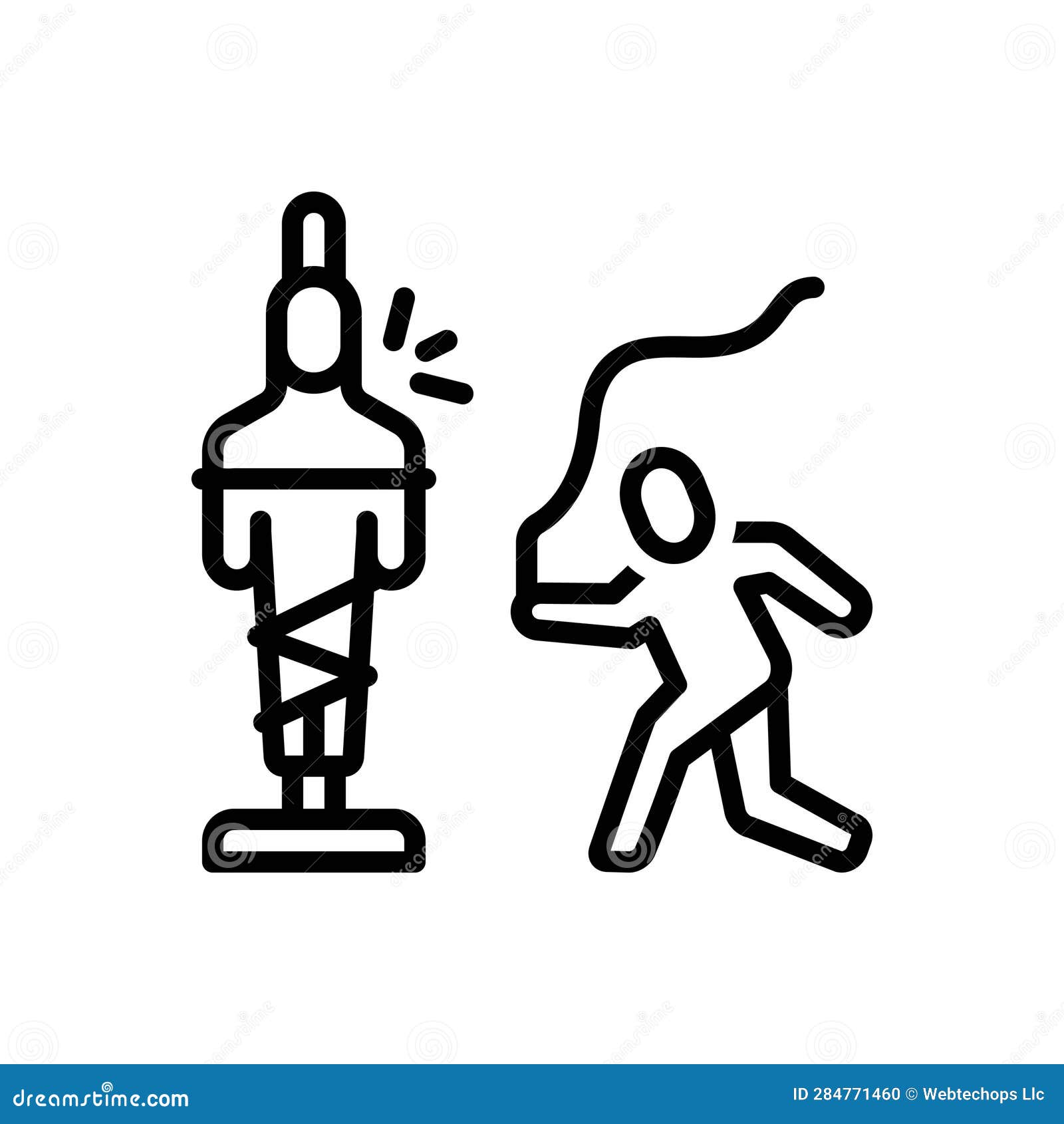 Mix Icon For Torture, Misery And Agony Stock Image | CartoonDealer.com ...