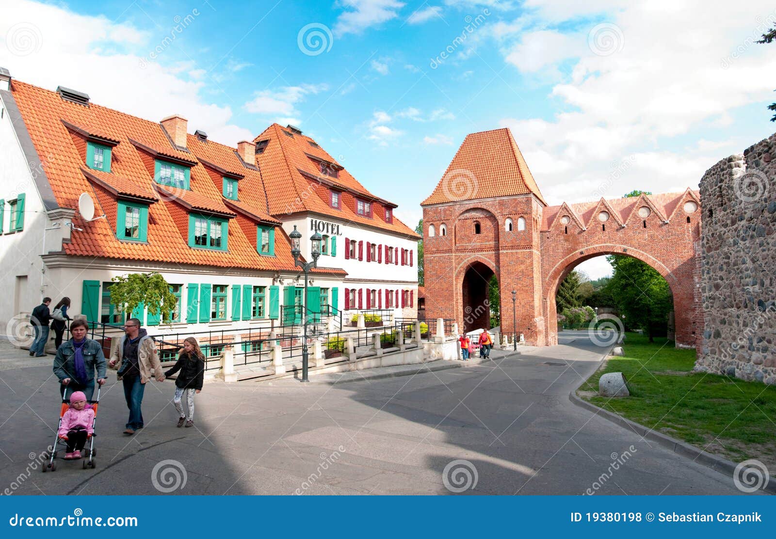 Torum, Polonia fotografia stock. Immagine di architettura - 19380198