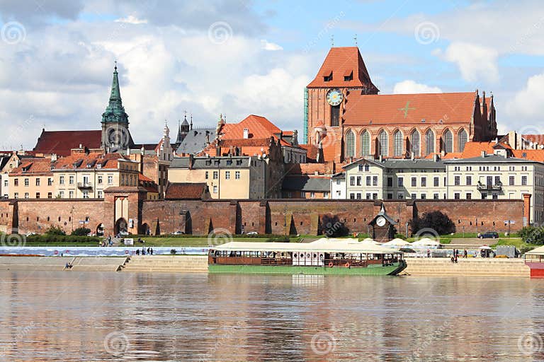 Torun stock image. Image of famous, wisla, site, landmark - 18675753