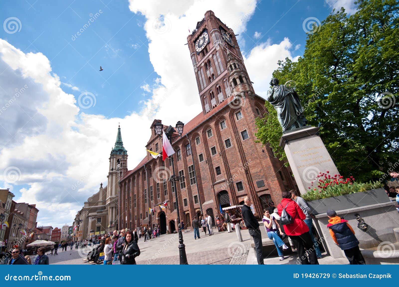 Torun centre, Poland editorial stock image. Image of copernicus - 19426729