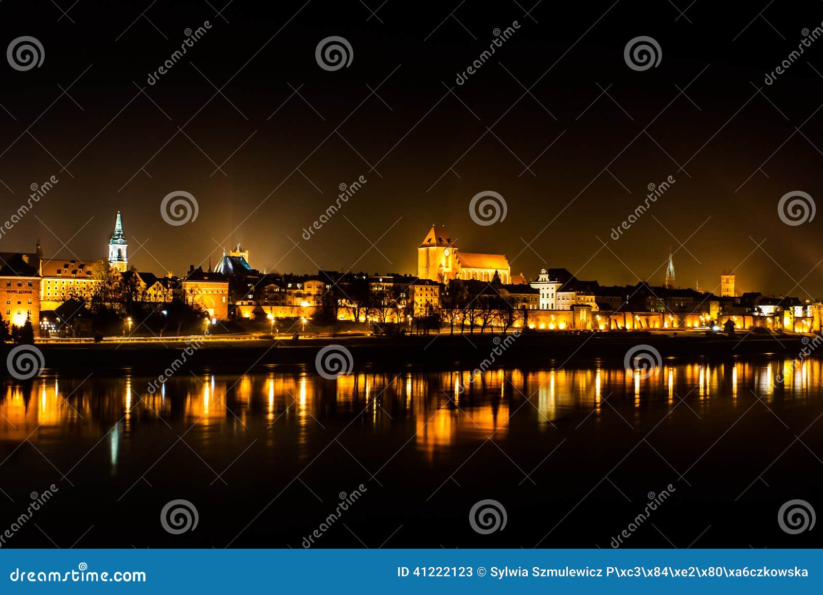 Torun stock image. Image of heritage, light, polish, wisa - 41222123