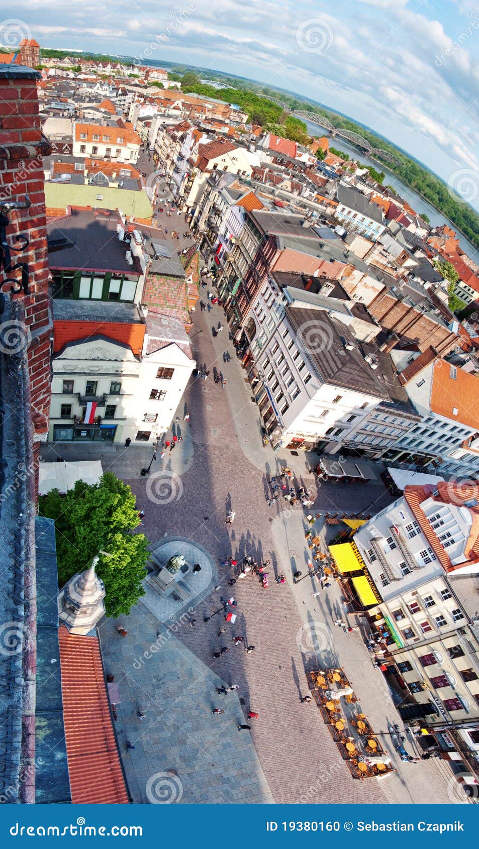 Torun panorama, Poland editorial image. Image of panorama - 19380160