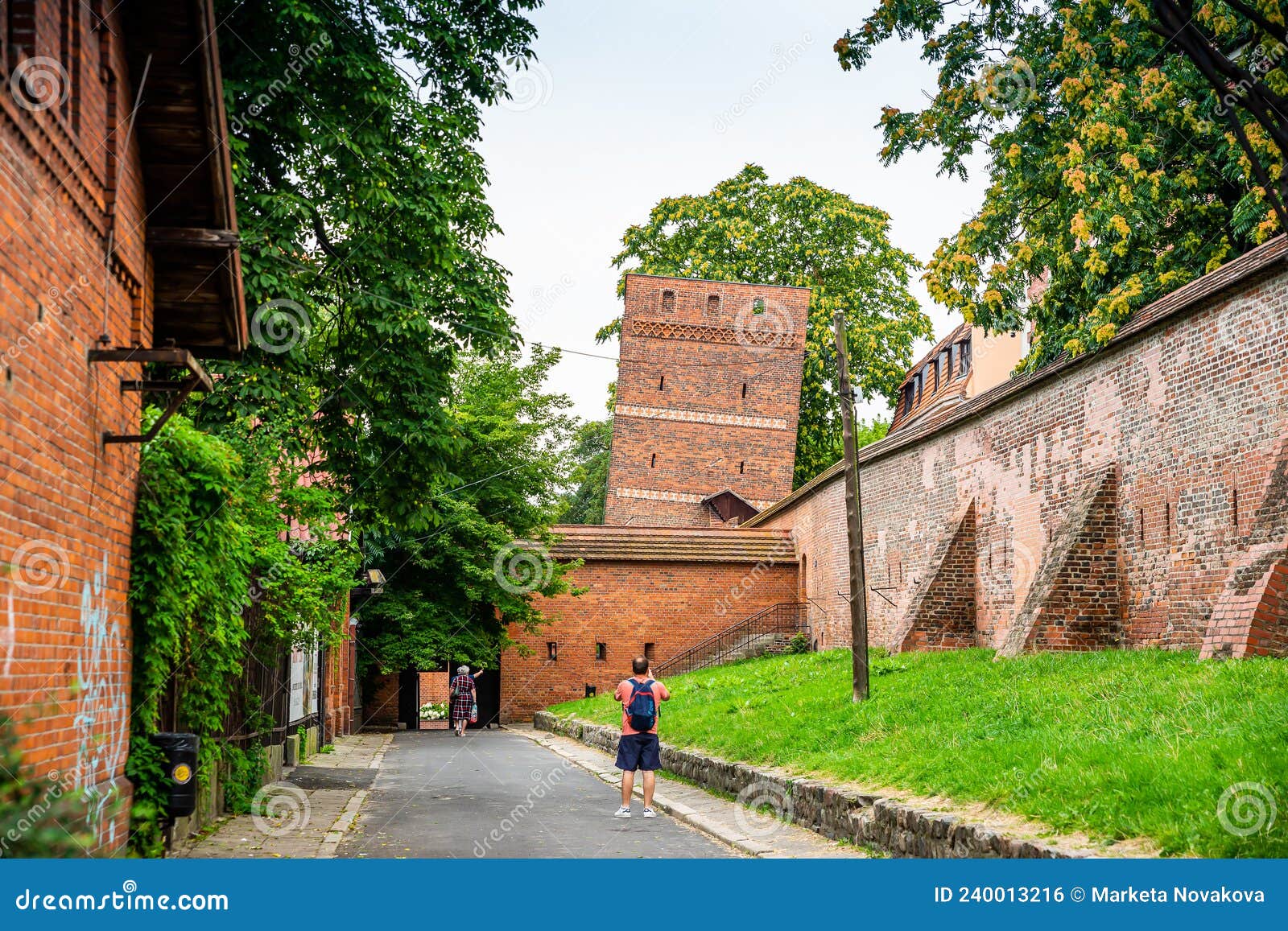 Torun, Poland - August 11, 2021. the Leaning Tower Editorial Photo ...