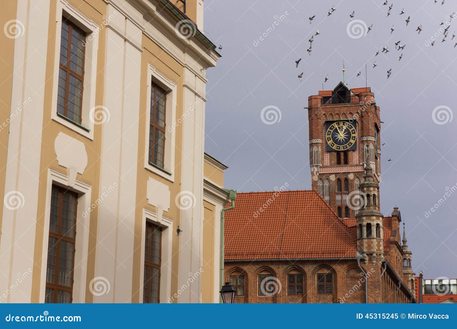 Torun Tower editorial image. Image of city, clouded, clouds - 45315245