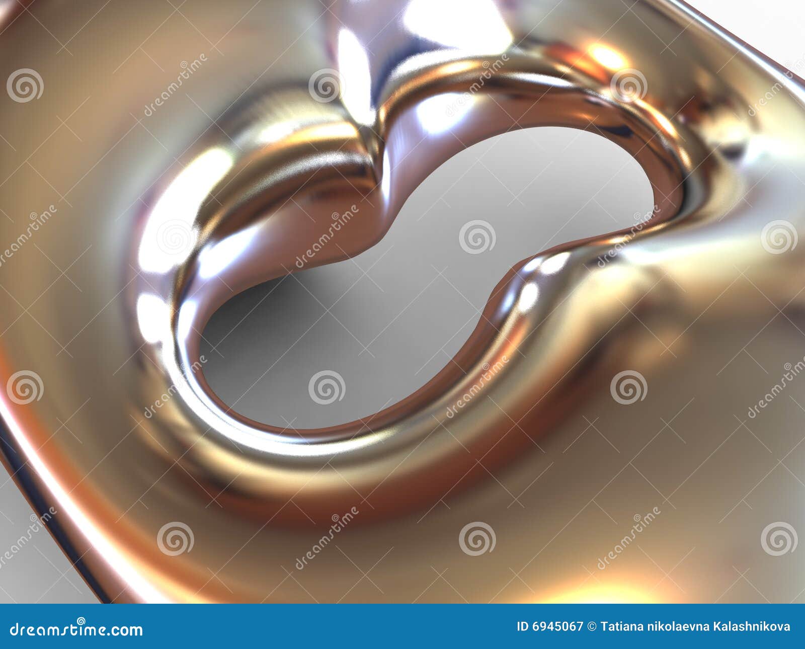 Torus knot stock illustration. Illustration of symbol - 6945067