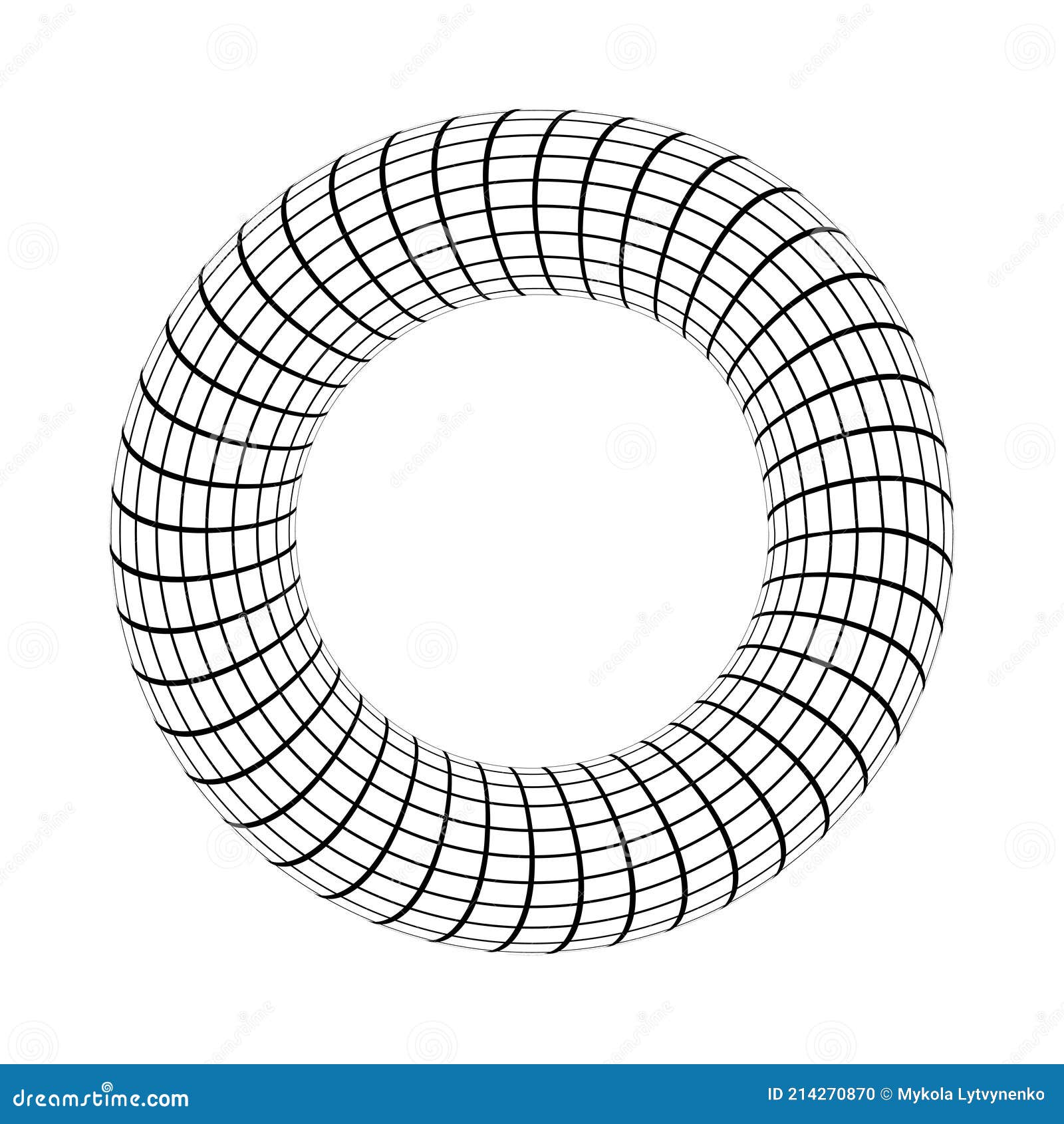 Torus Toroid Geometric Shape in the Shape of a Donut Vector 3d Donut ...