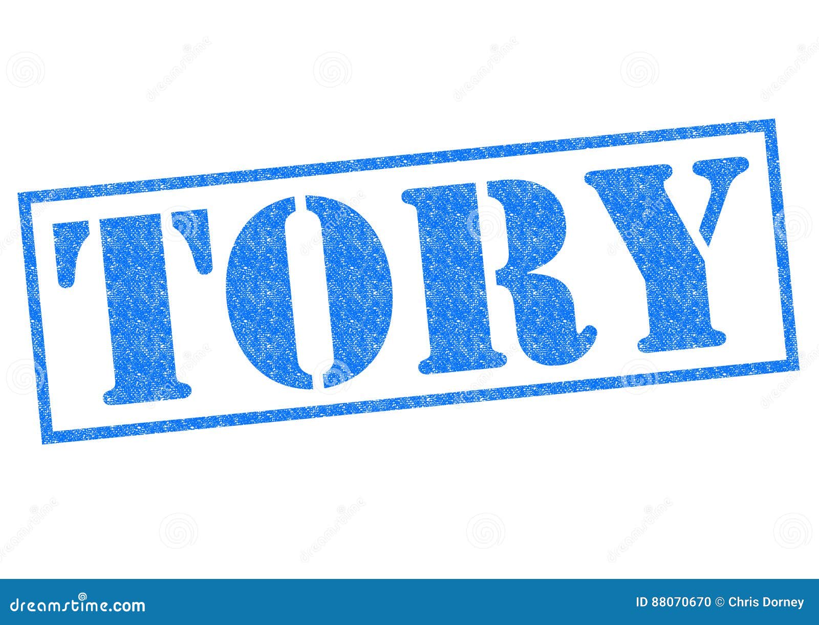 TORY Rubber Stamp stock photo. Image of white, politics - 88070670