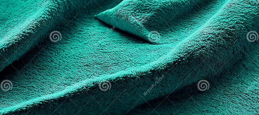 Tosca Green Rough Cloth Wave Texture Background Stock Illustration ...