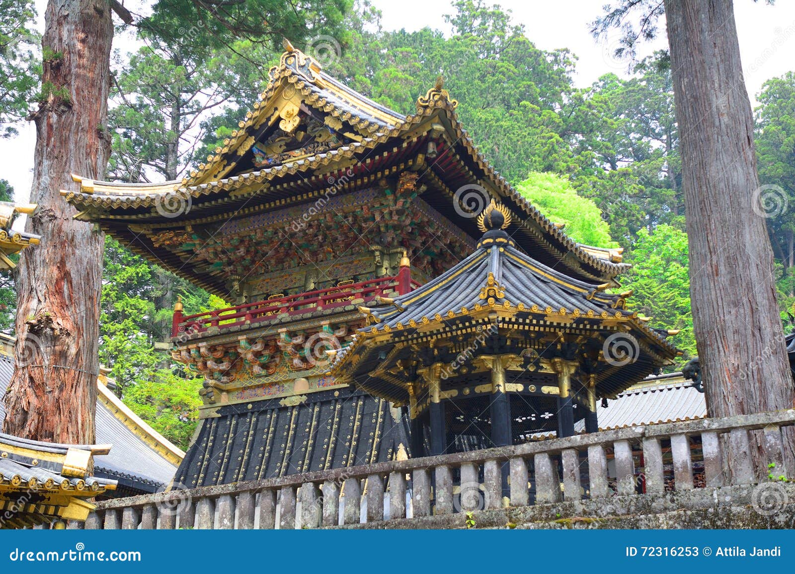 Toshogu, Nikko, Japan stock image. Image of bodhisattva - 72316253