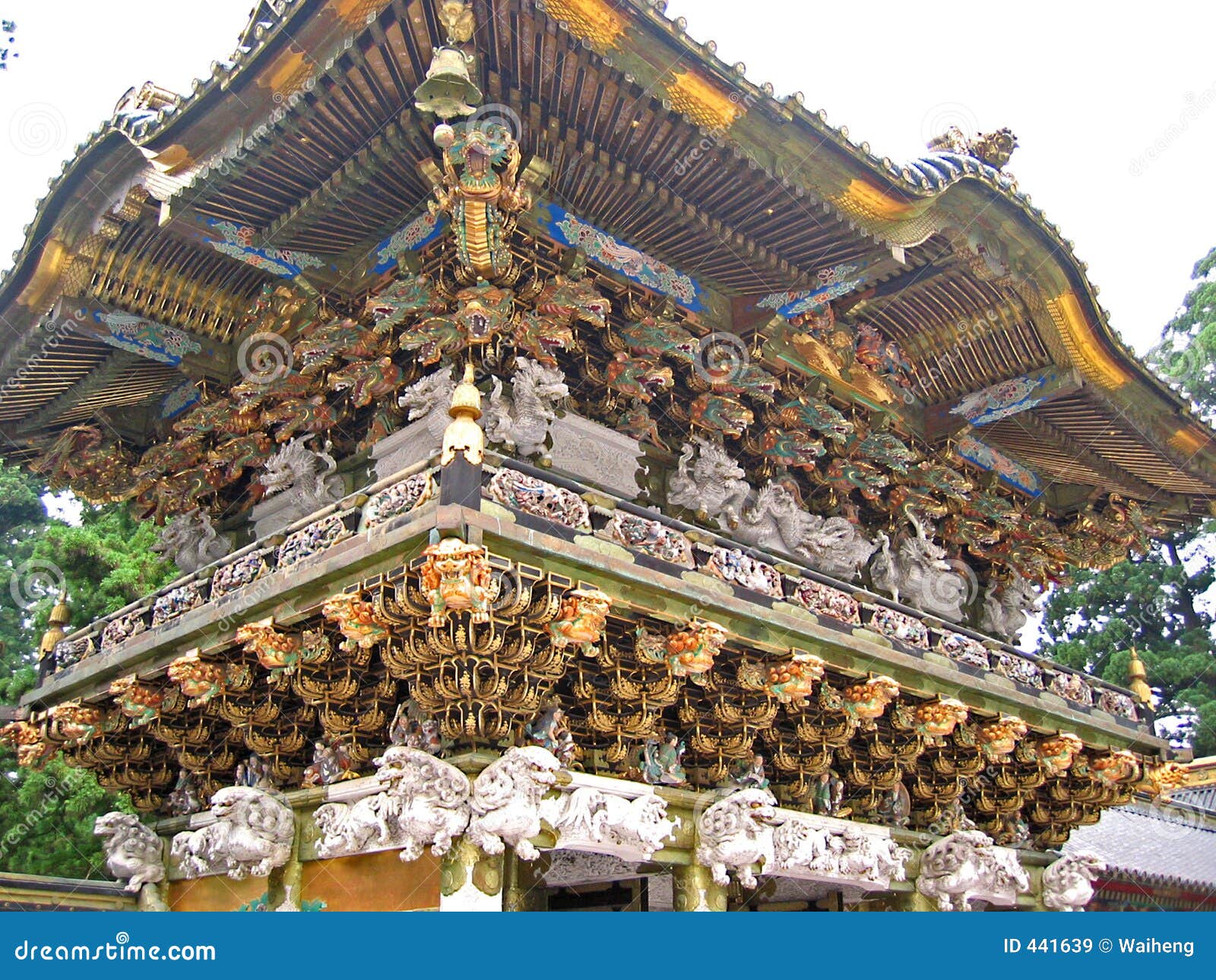 Toshogu Temple stock image. Image of nature, colourful - 441639