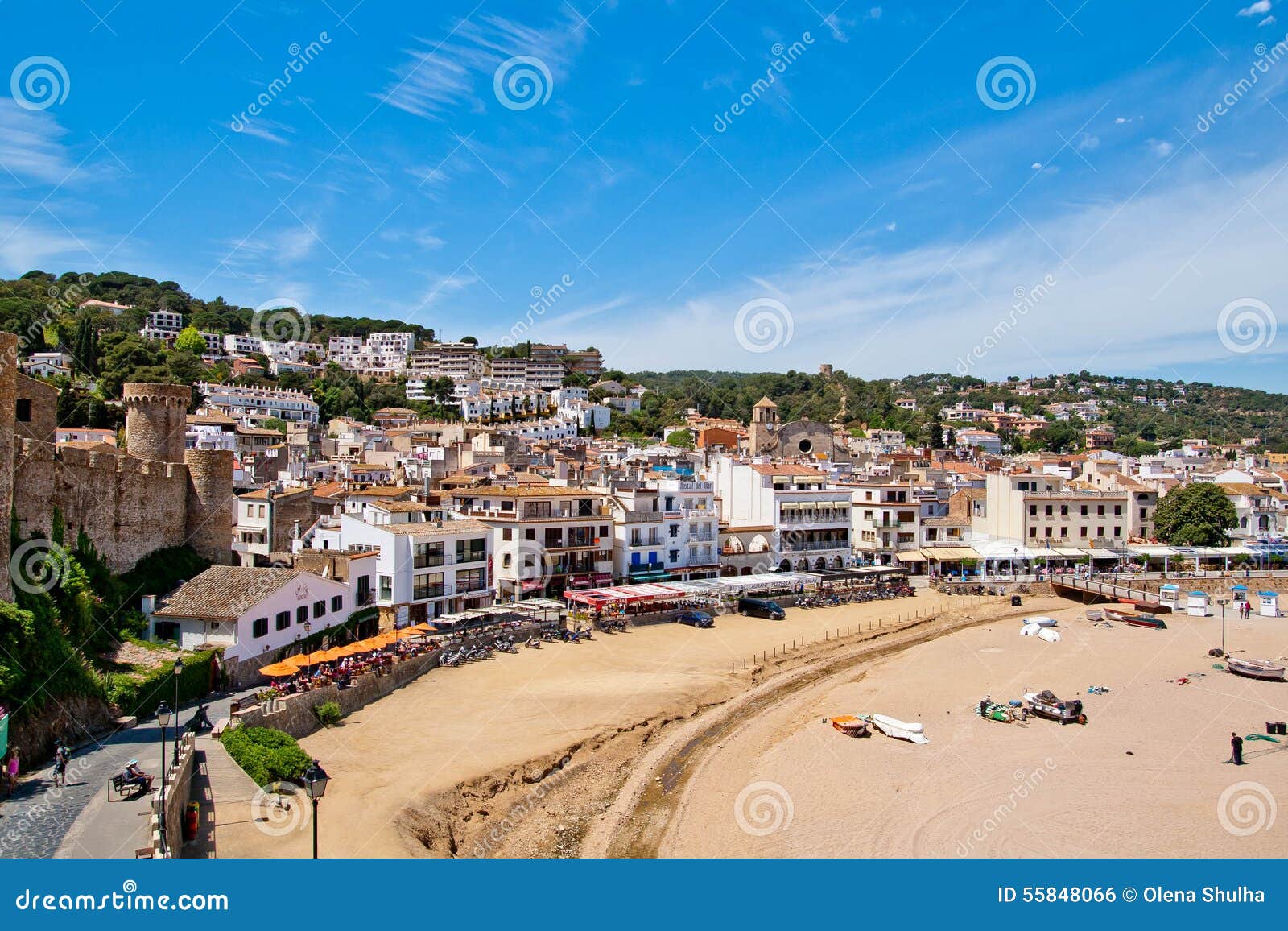 Tossa De Mar Beach, Costa Brava Editorial Photo - Image of beach ...