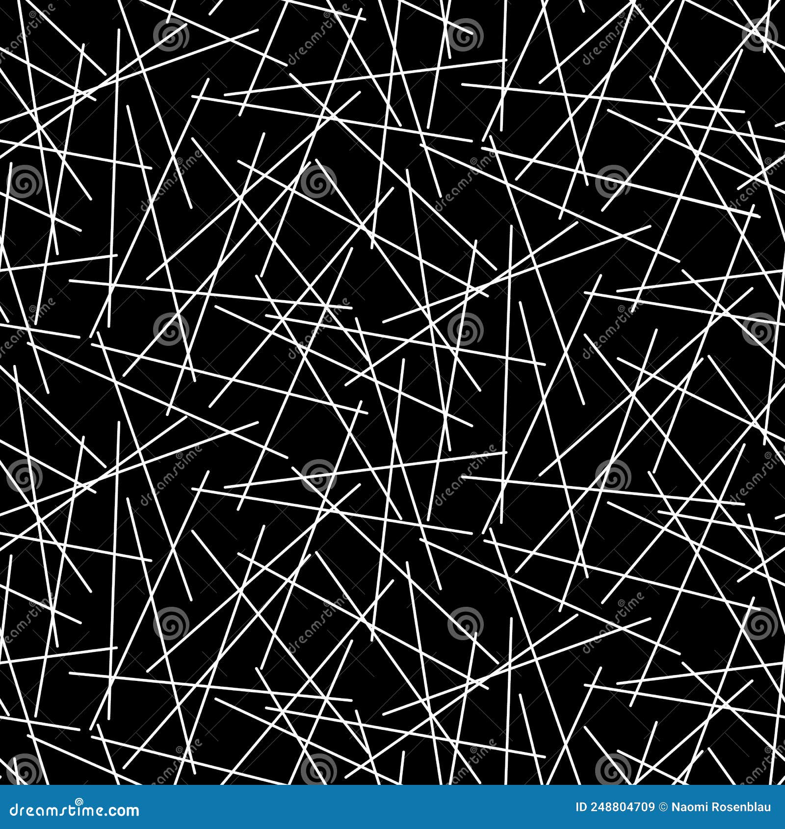 Tossed Pick Up Sticks 4 Ways Vector Repeat Seamless Pattern. Stock ...