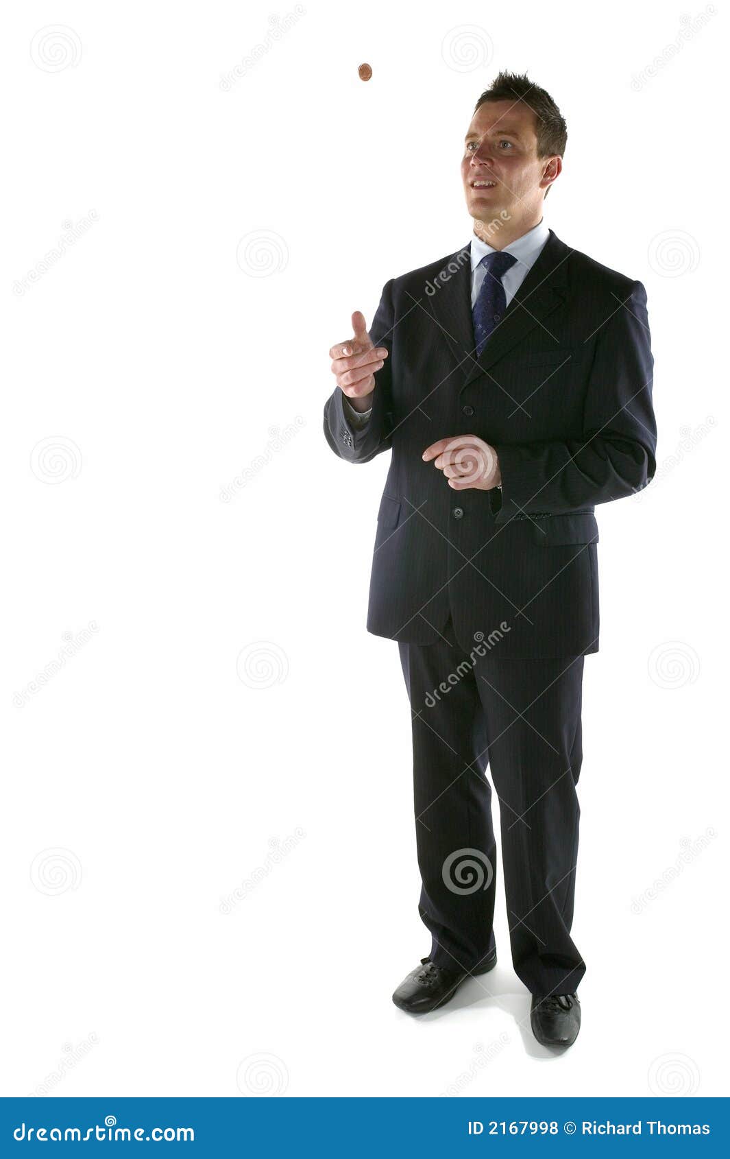 Tossing a coin stock photo. Image of guess, lose, gamble - 2167998