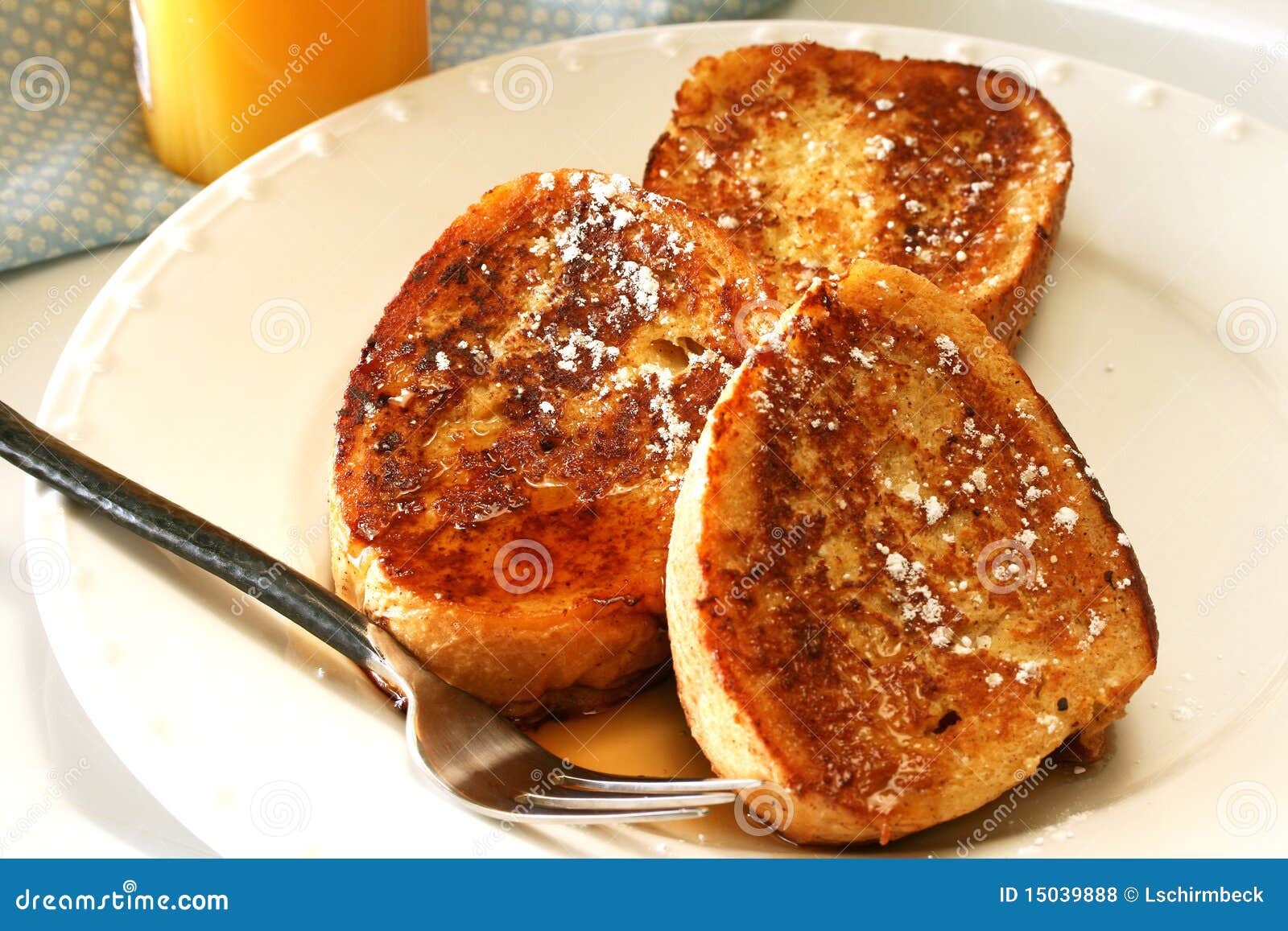 Tostada francesa foto de archivo. Imagen de pulverizado - 15039888