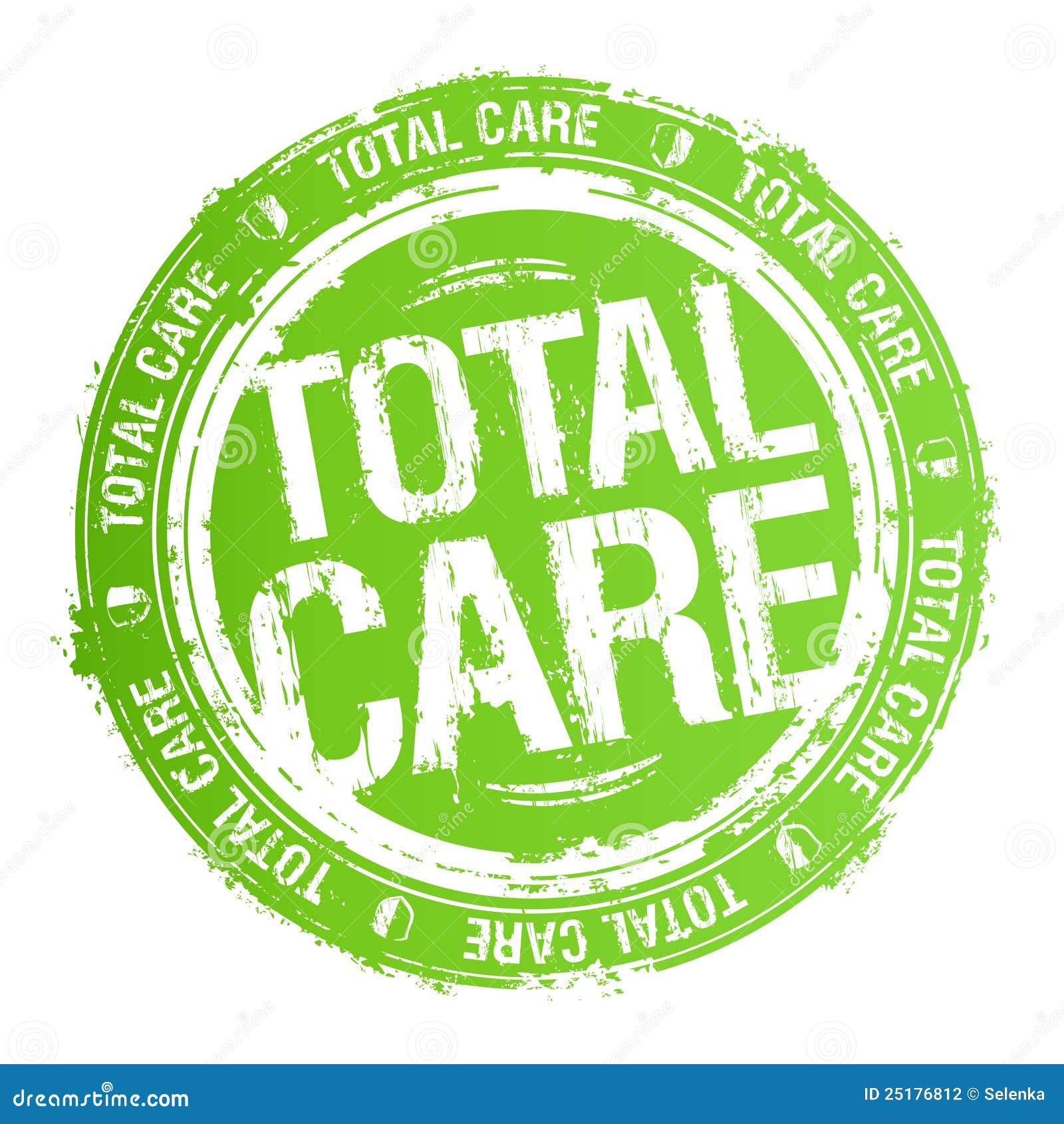 Total care stamp. stock vector. Illustration of ecology - 25176812