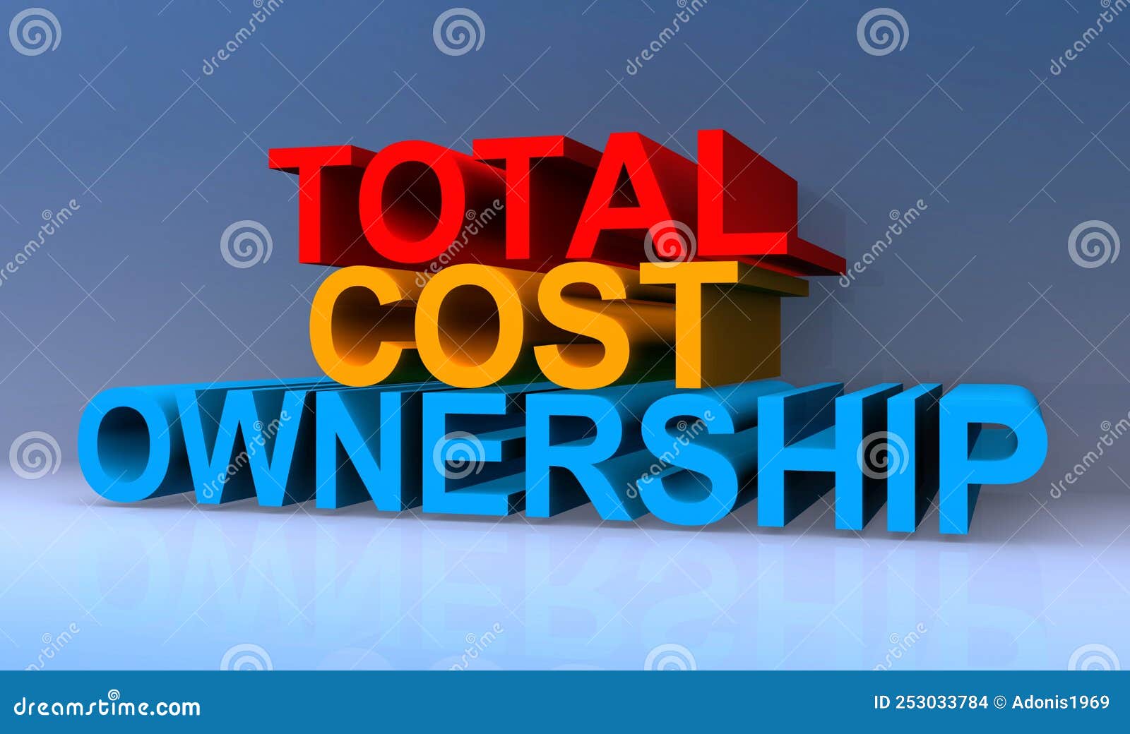 TCO, Total Cost Of Ownership. Concept With Keywords, Letters And Icons ...