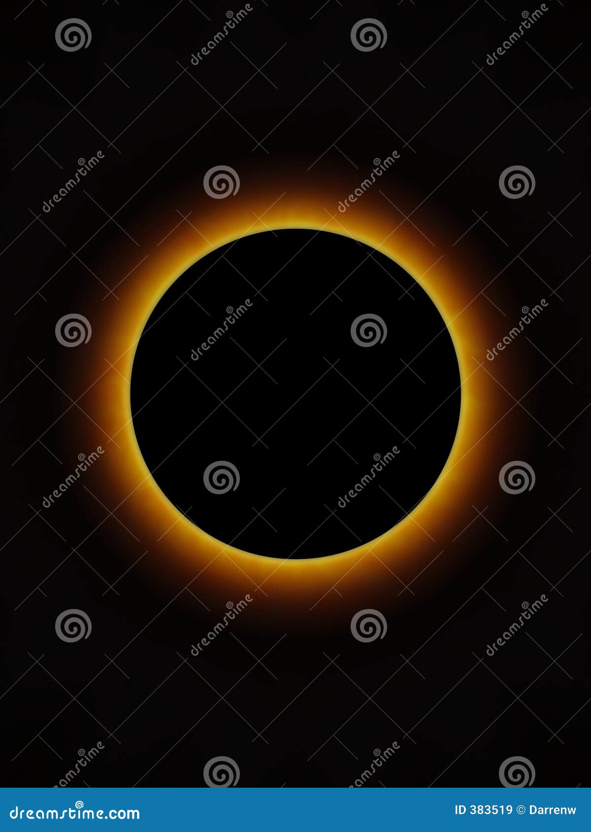 Total eclipse stock image. Image of glow, circle, naught - 383519