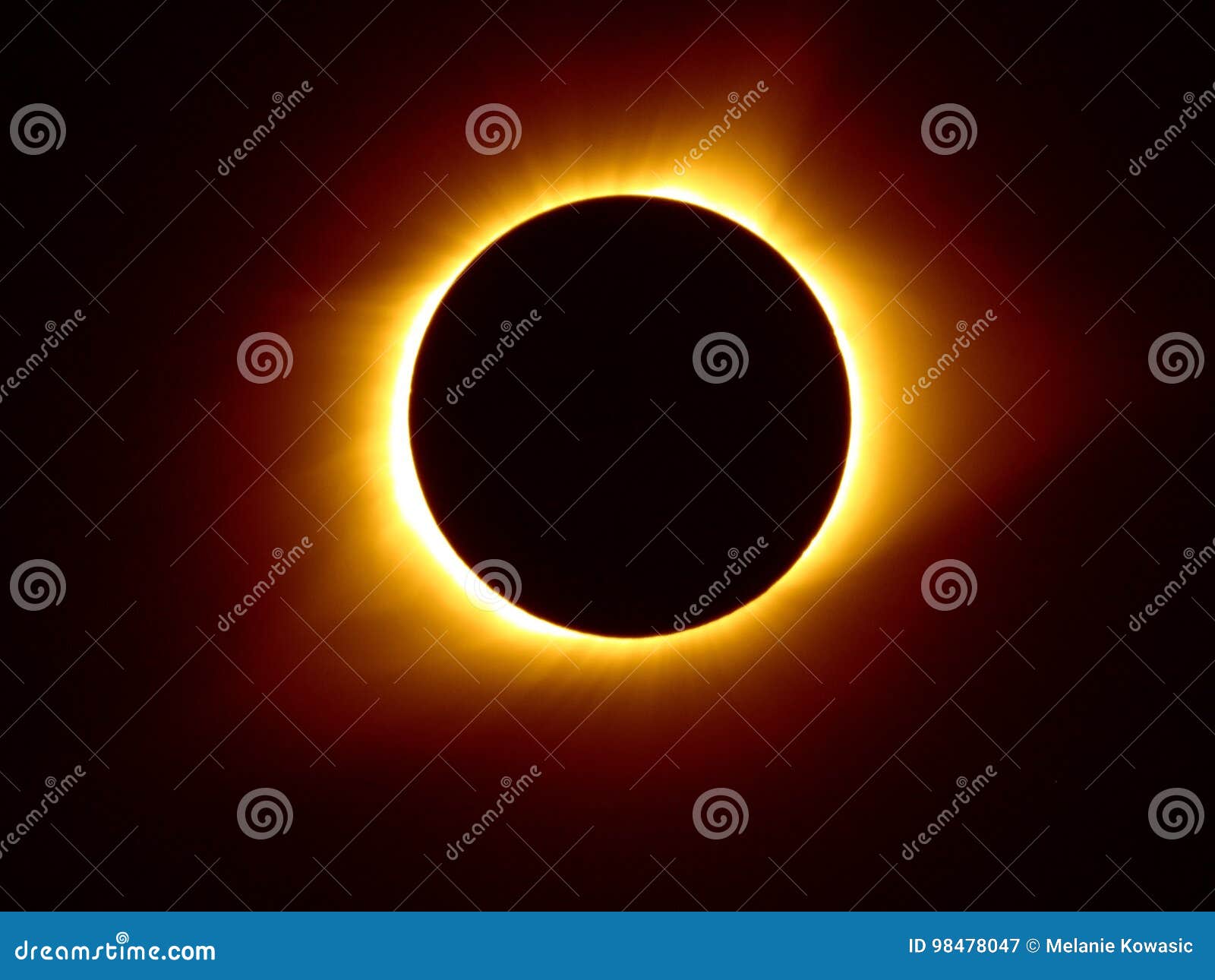 Total Eclipse 2017 Phenomenon Stock Image - Image of darkness, moon ...