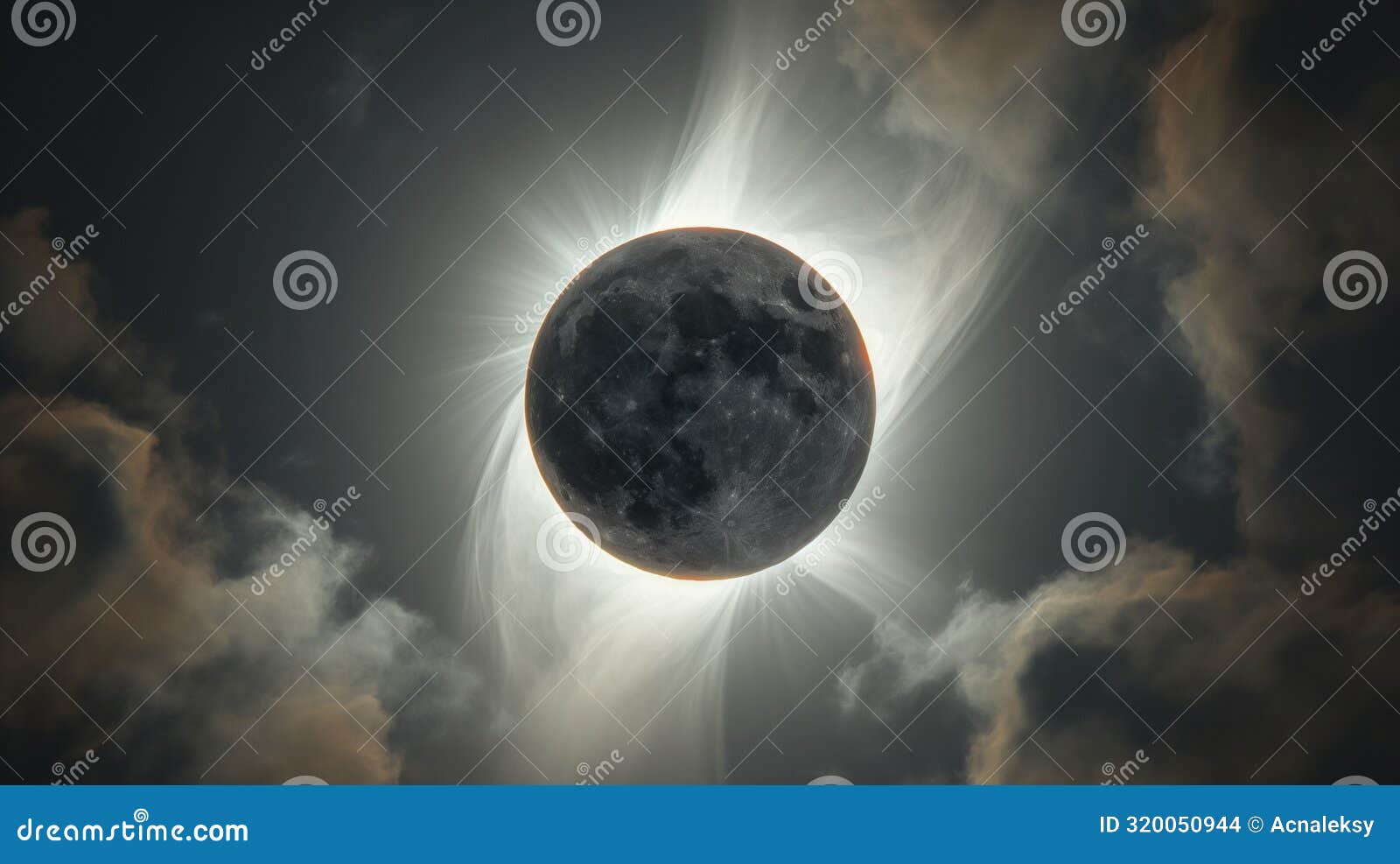 A Total Eclipse of the Sun, Solar Eclipse, Solar System Planets Stock ...