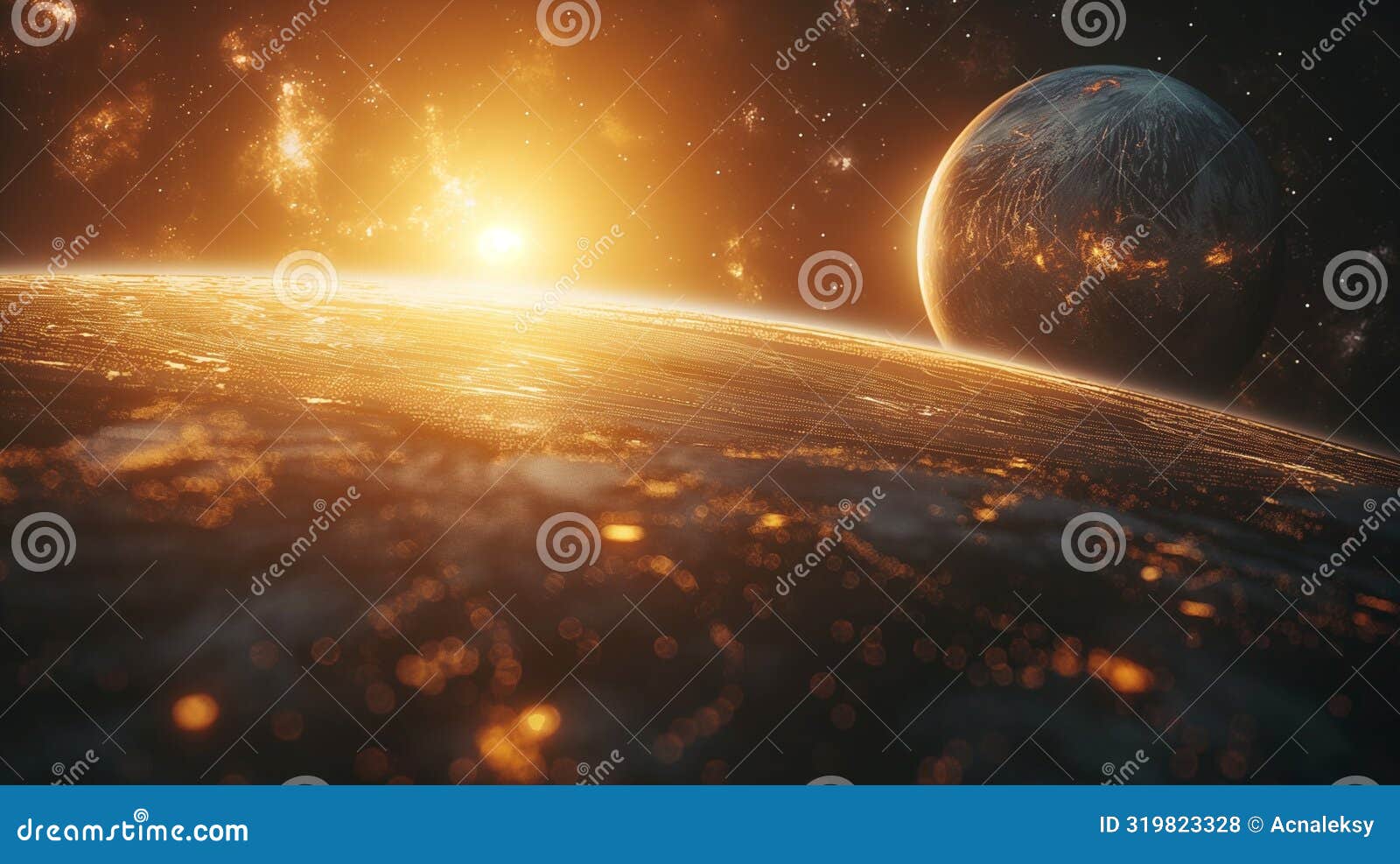 A Total Eclipse of the Sun, Solar Eclipse, Solar System Planets Stock ...